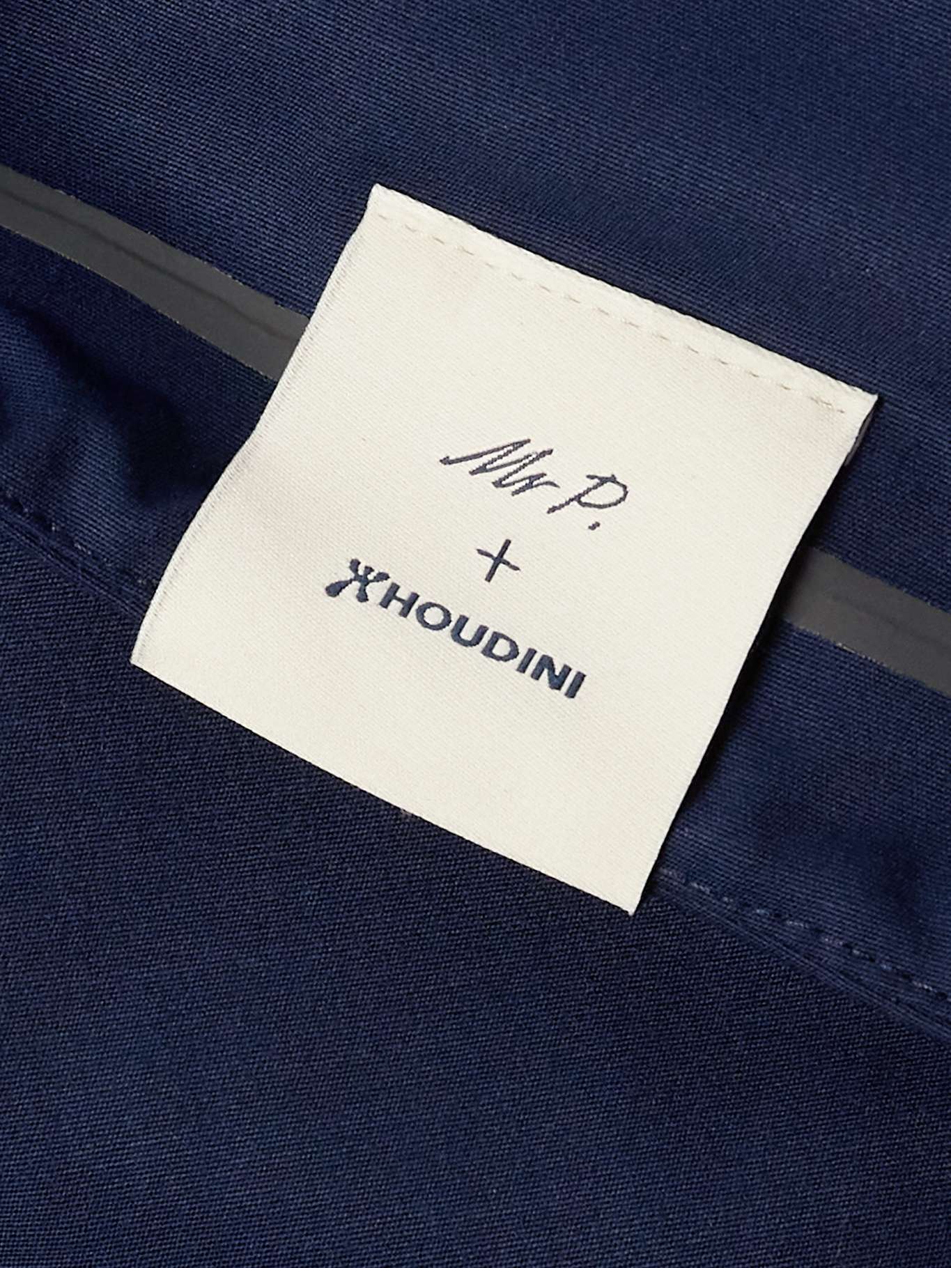 MR P. + Houdini Logo-Embroidered Wool-Shell Hooded Jacket for Men | MR ...