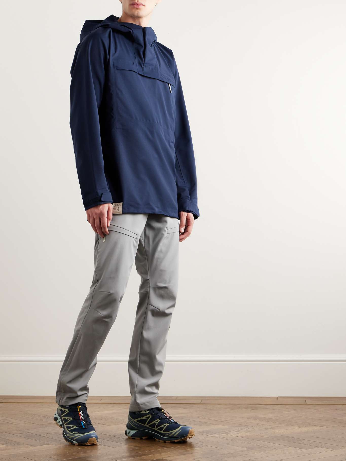 MR P. + Houdini Logo-Embroidered Wool-Shell Hooded Jacket for Men | MR ...