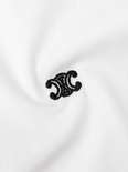 CELINE HOMME Slim-Fit Logo-Embroidered Cotton-Poplin Shirt for Men | MR ...
