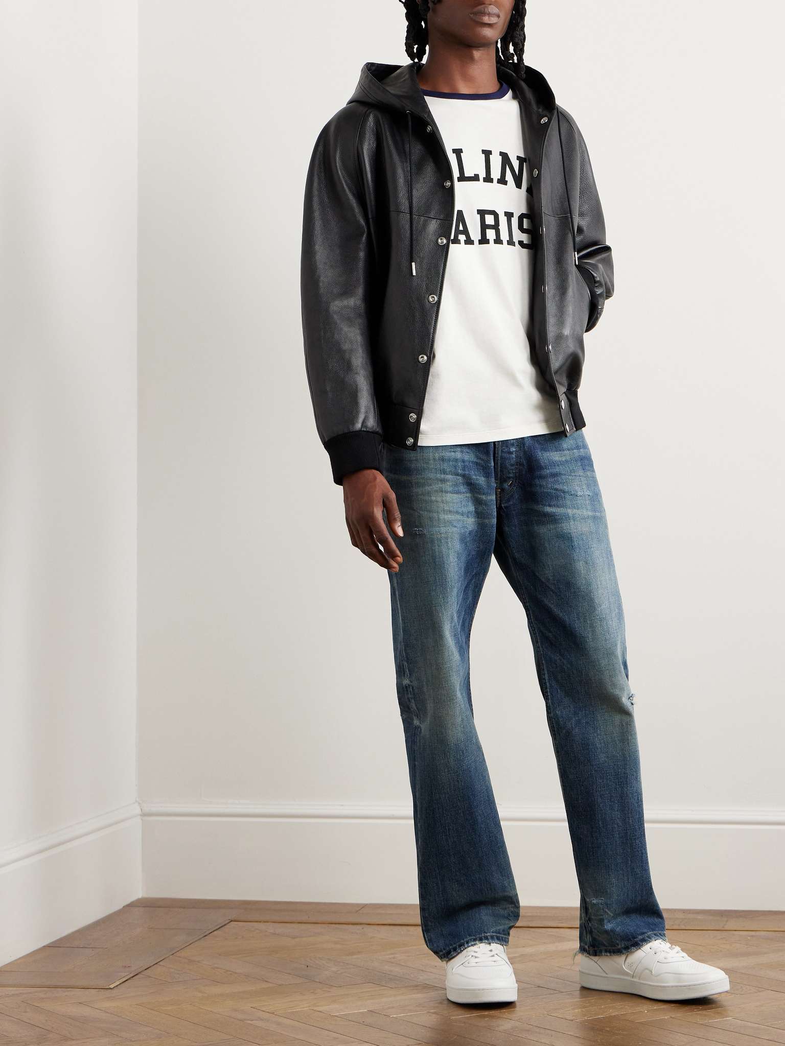 CELINE HOMME Logo-Print Cotton-Jersey T-Shirt for Men | MR PORTER