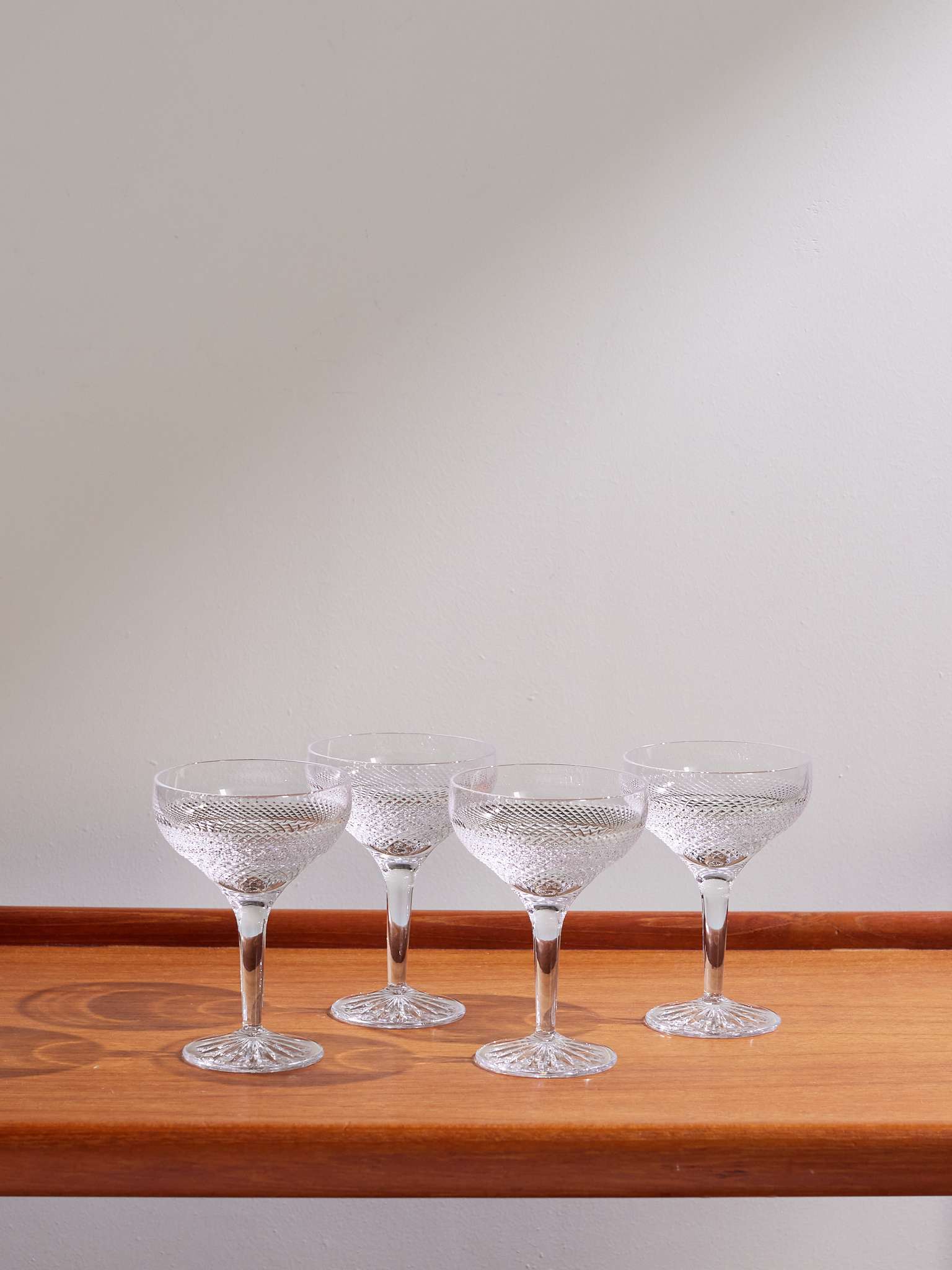 SOHO HOME Huxley Set of Four Champagne Coupe Glasses for Men | MR PORTER