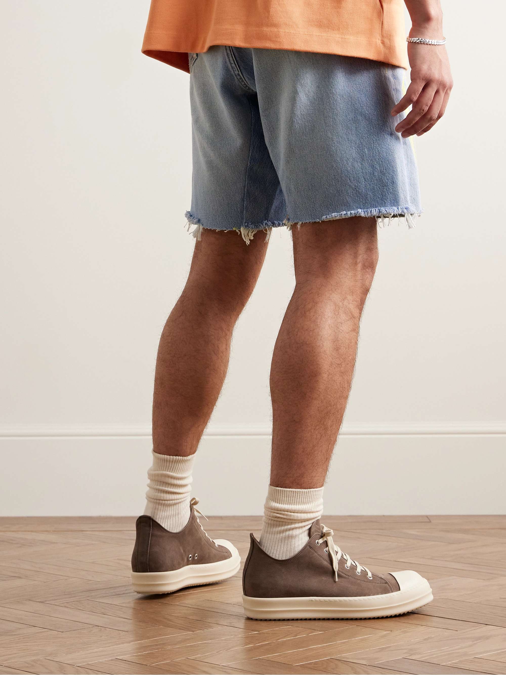 RRR123 Baptism Straight-Leg Printed Denim Shorts for Men | MR PORTER