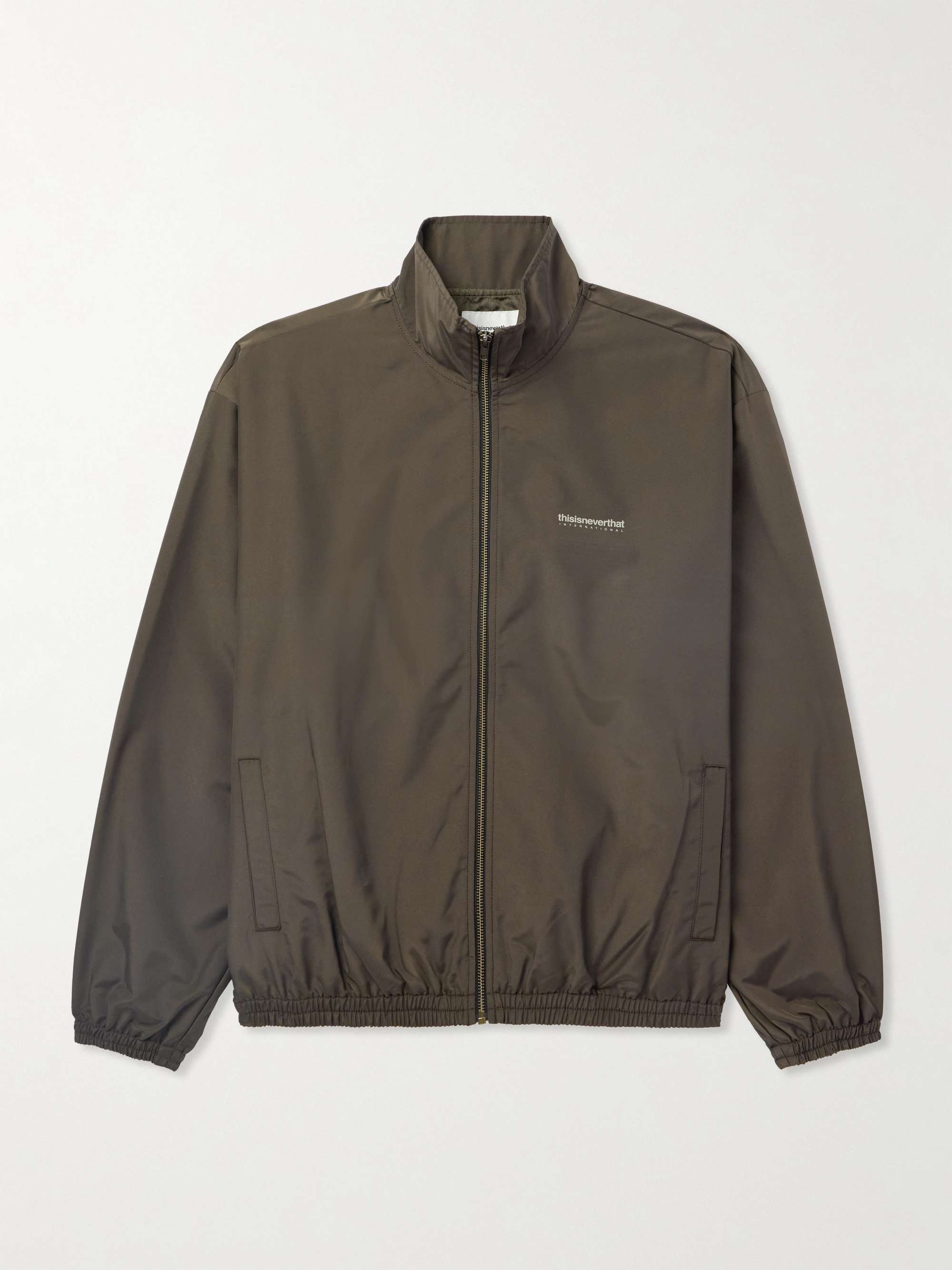 Brown Team Logo-Print Shell Jacket | THISISNEVERTHAT | MR PORTER
