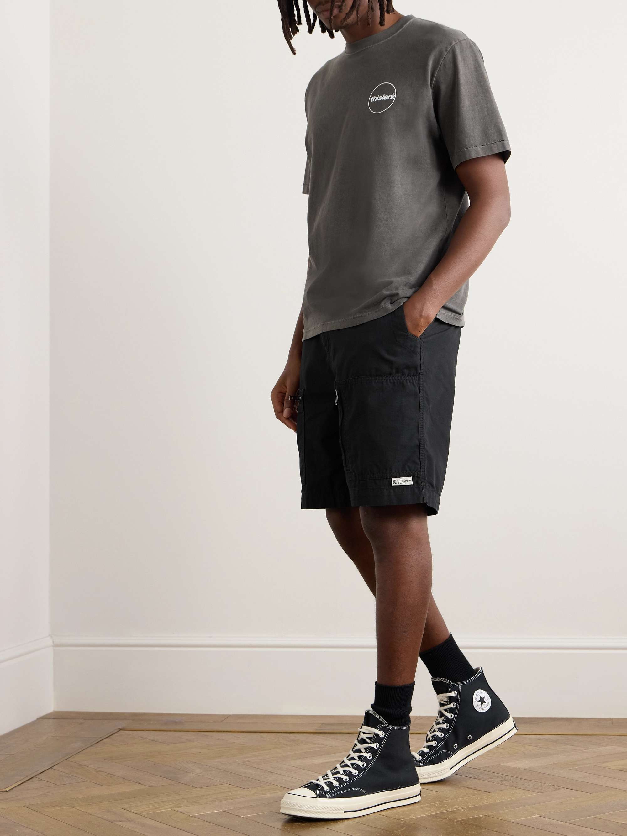 THISISNEVERTHAT Flight Cotton-Ripstop Cargo Shorts for Men | MR PORTER