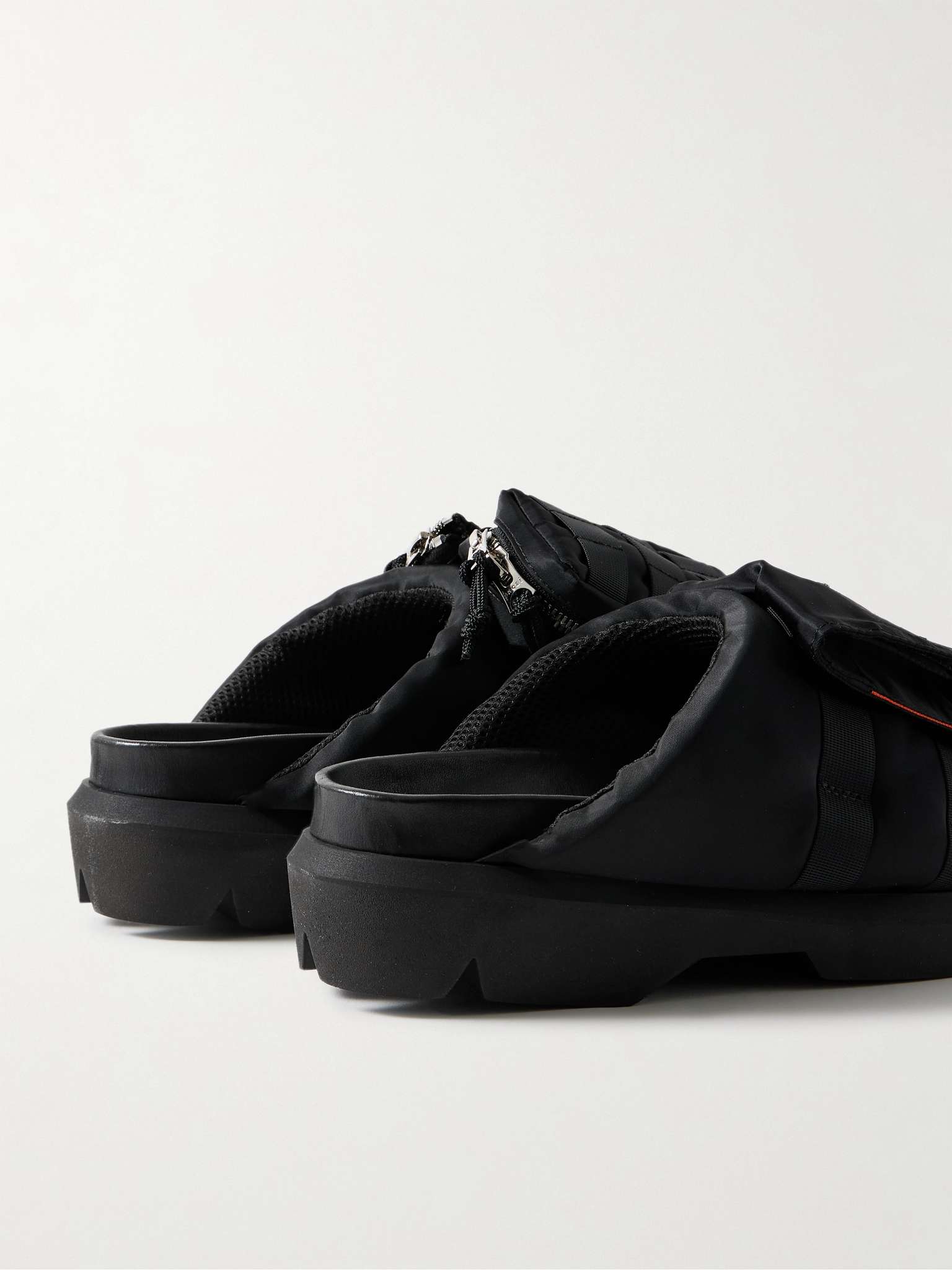 SACAI Webbing-Trimmed Shell Slides for Men | MR PORTER