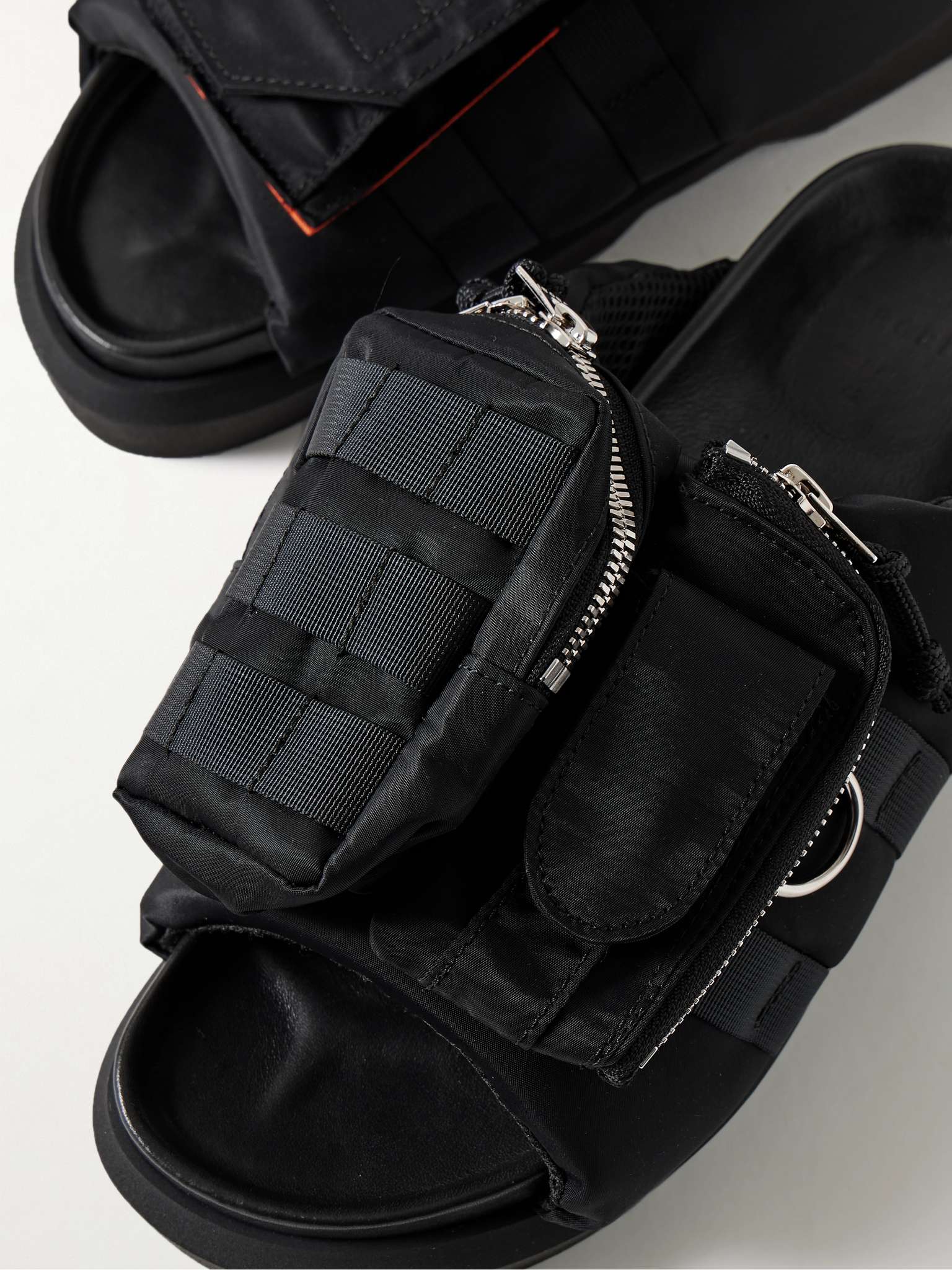 SACAI Webbing-Trimmed Shell Slides for Men | MR PORTER