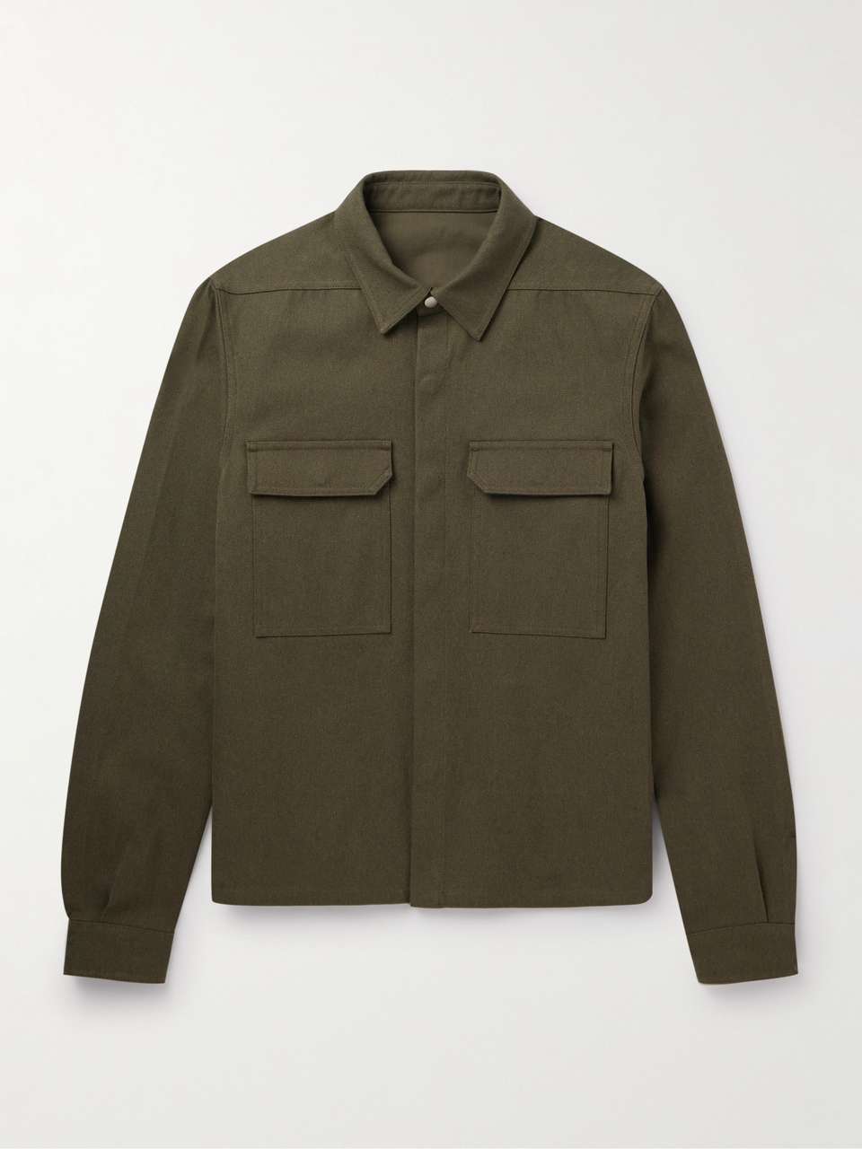 RICK OWENS Cotton-Twill Overshirt for Men | MR PORTER