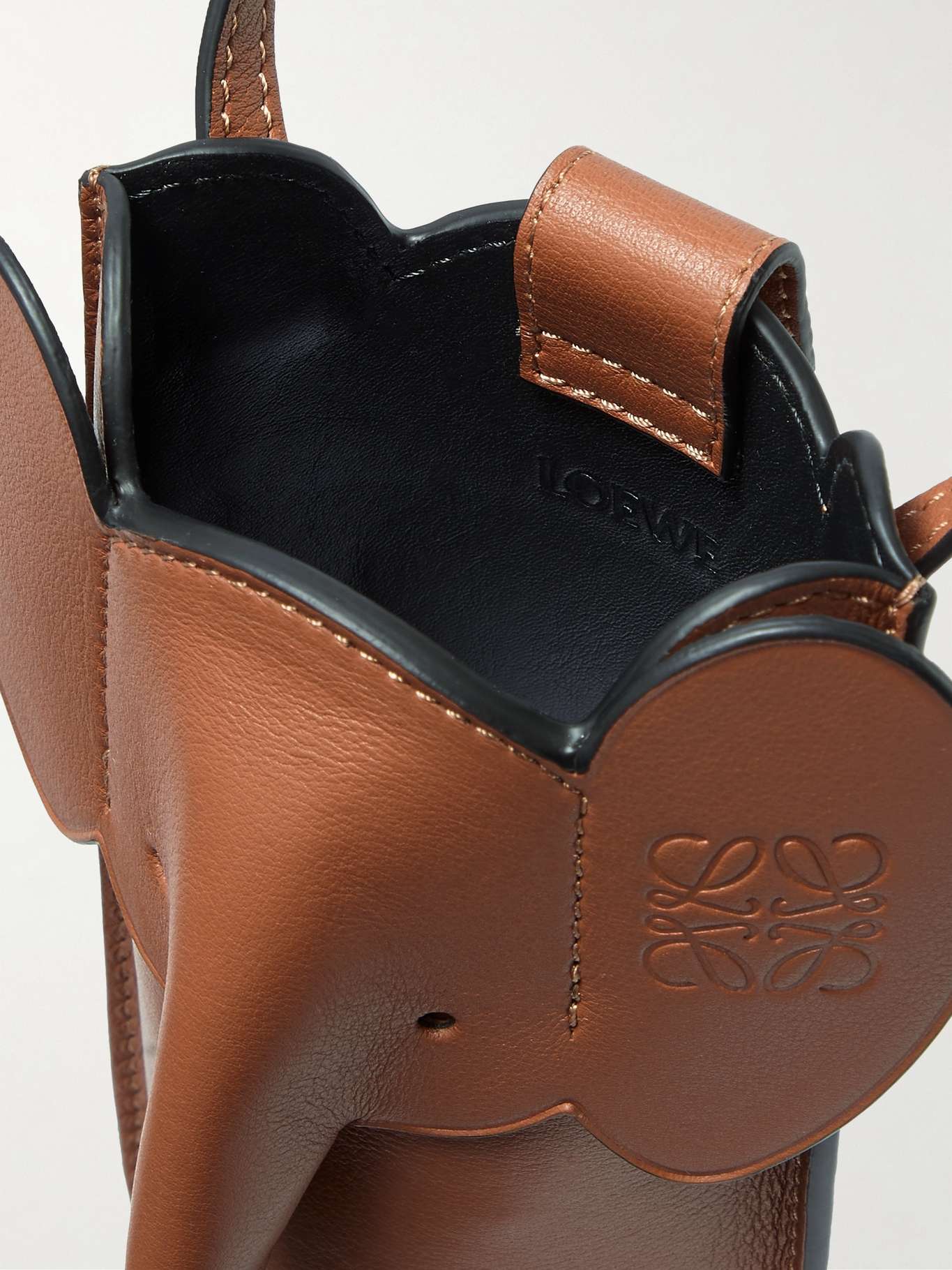 LOEWE Elephant Pocket Leather Messenger Bag for Men | MR PORTER