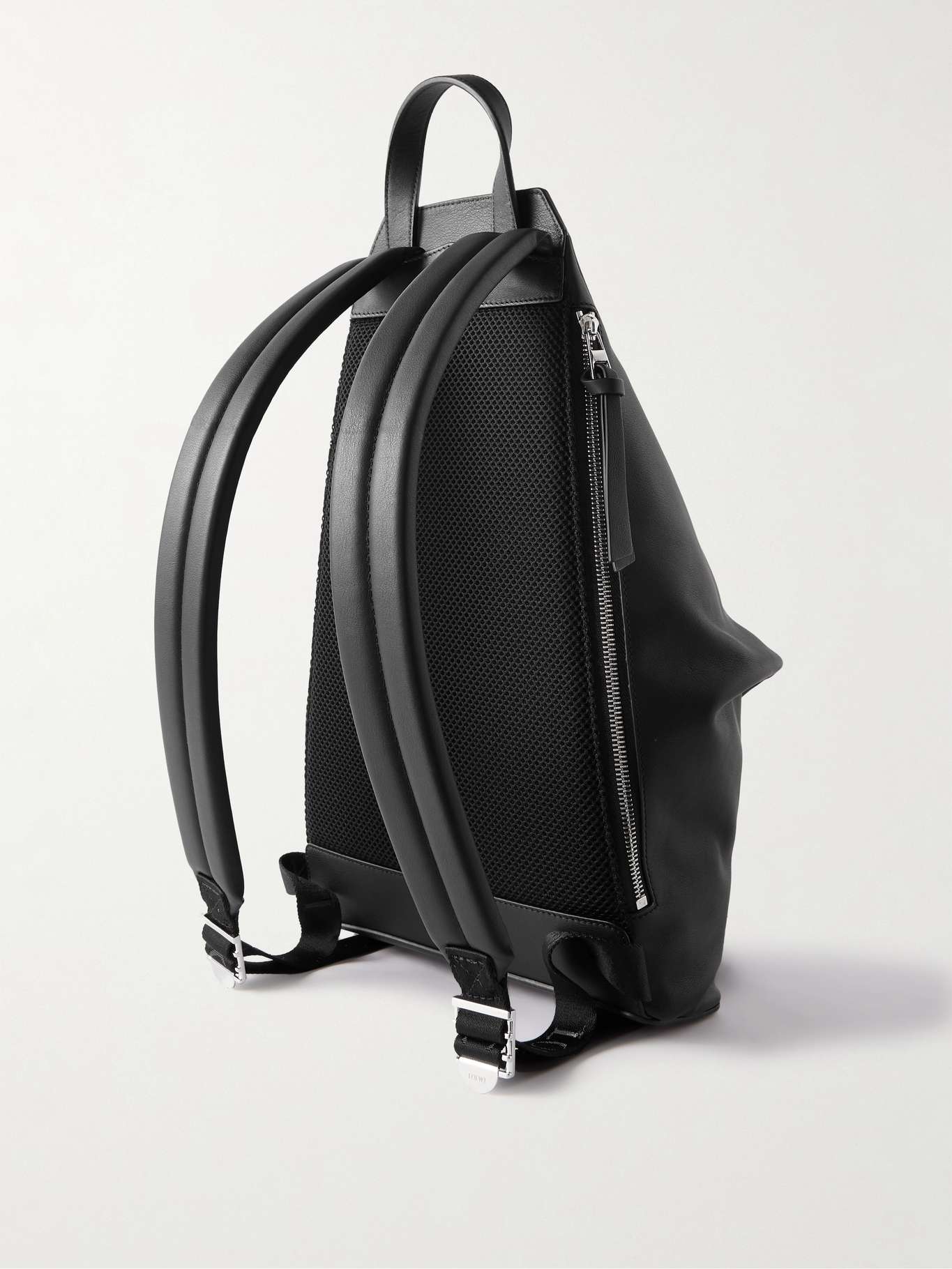 LOEWE Logo-Embossed Leather Backpack for Men | MR PORTER