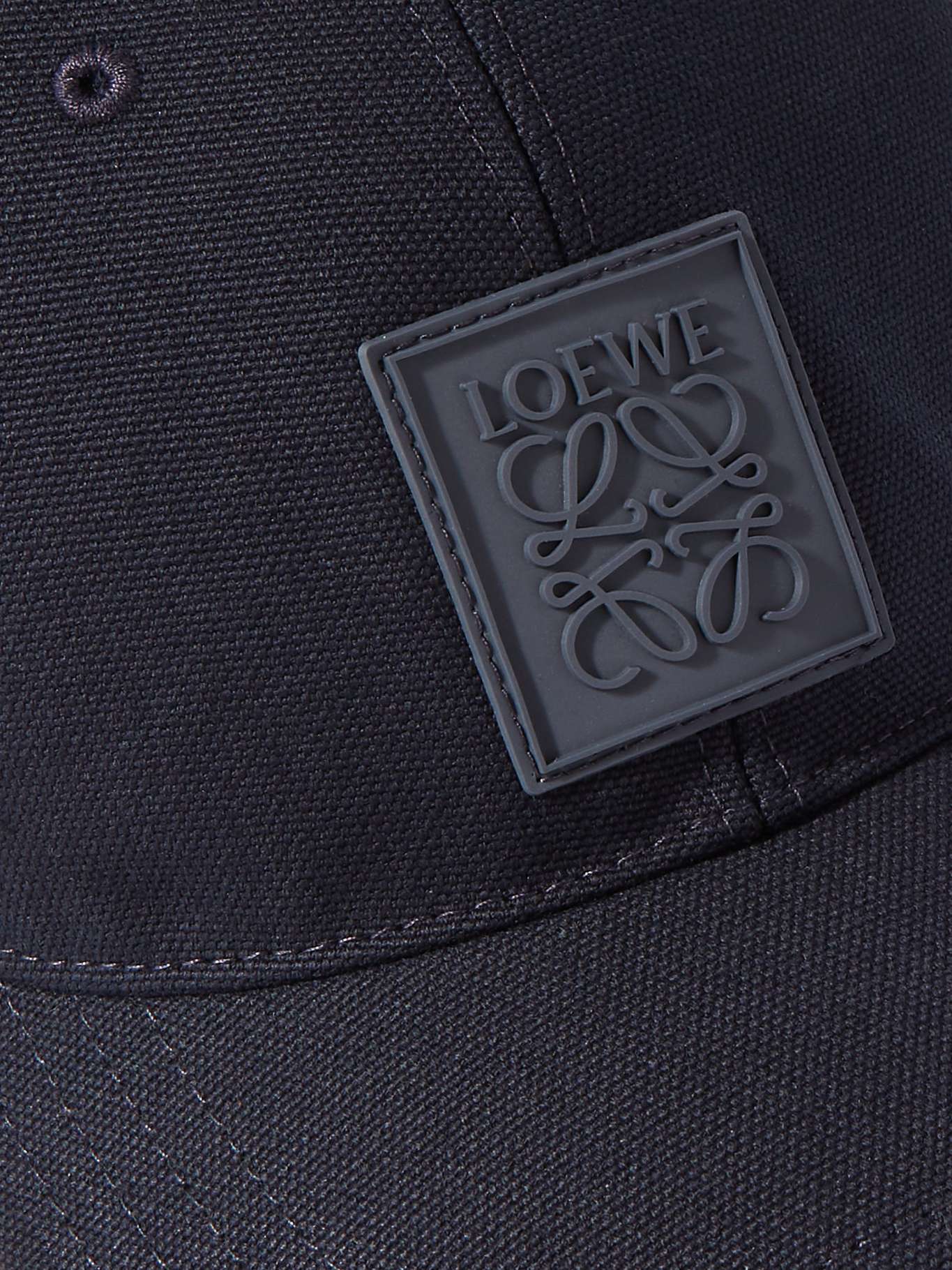 Logo-Appliquéd Cotton-Piqué Baseball Cap من LOEWE | مستر بورتر