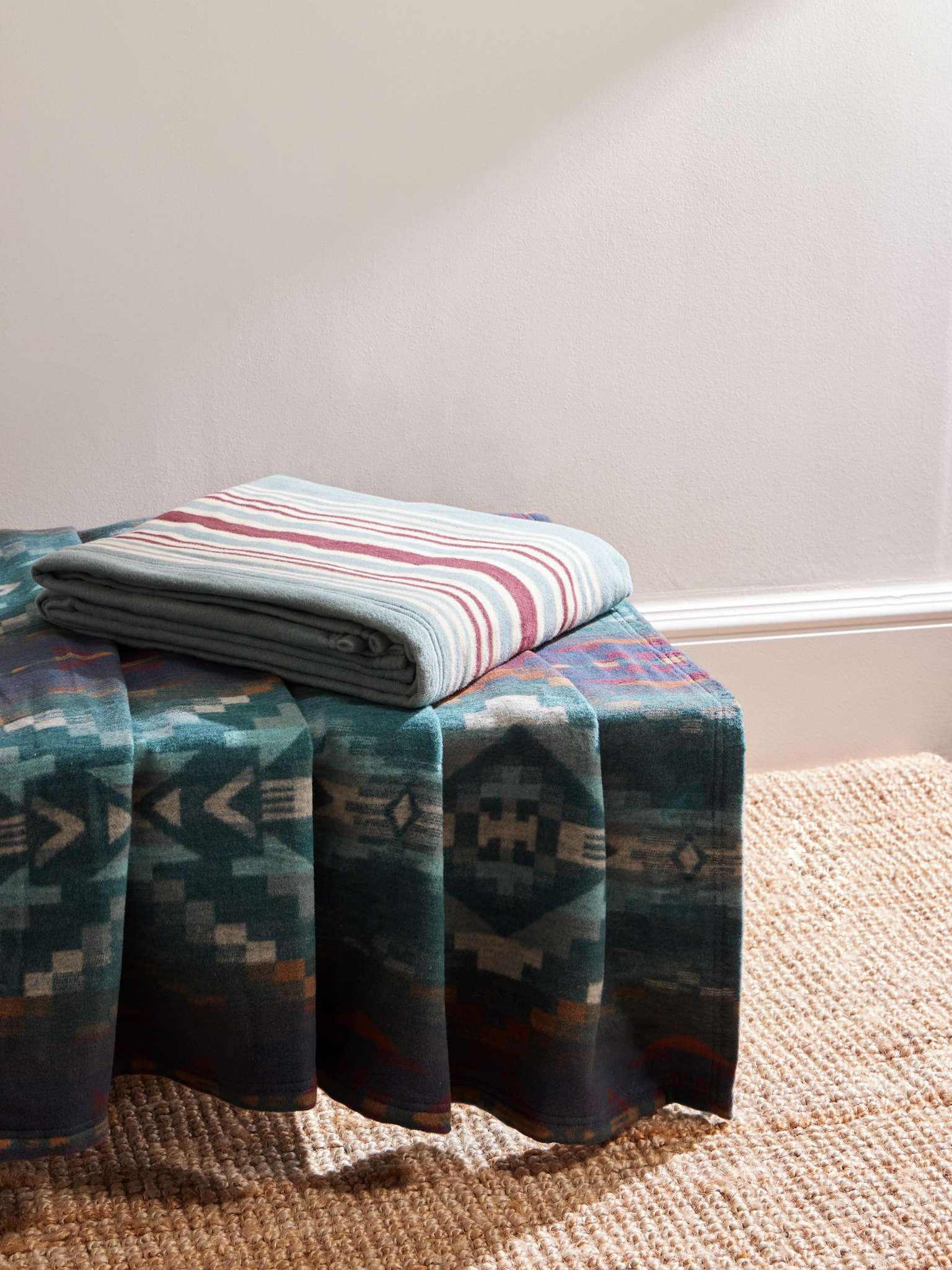 PENDLETON Set of Two Organic Cotton-Jacquard Blankets for Men | MR PORTER