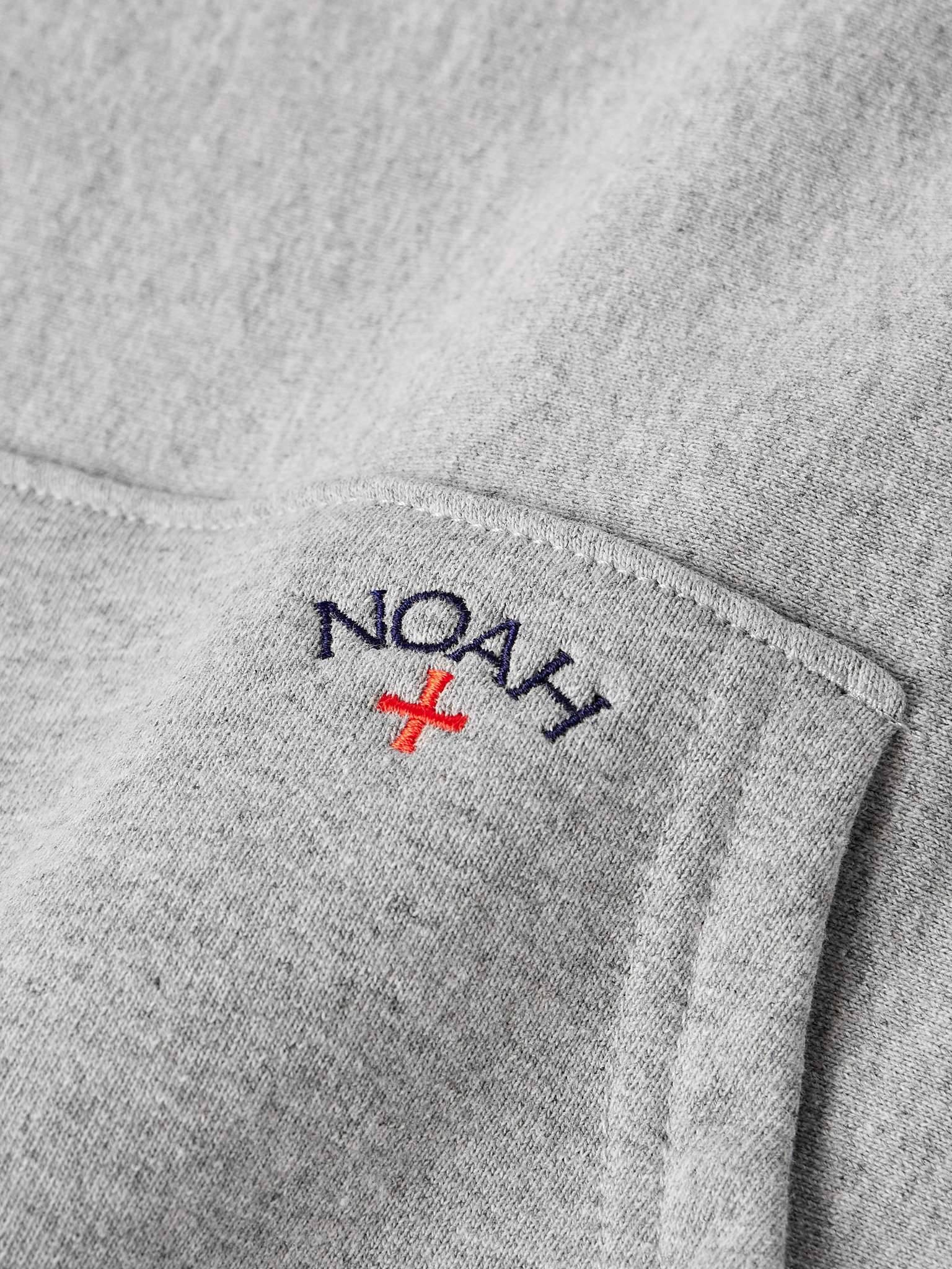 NOAH Logo-Embroidered Cotton-Jersey Hoodie for Men | MR PORTER