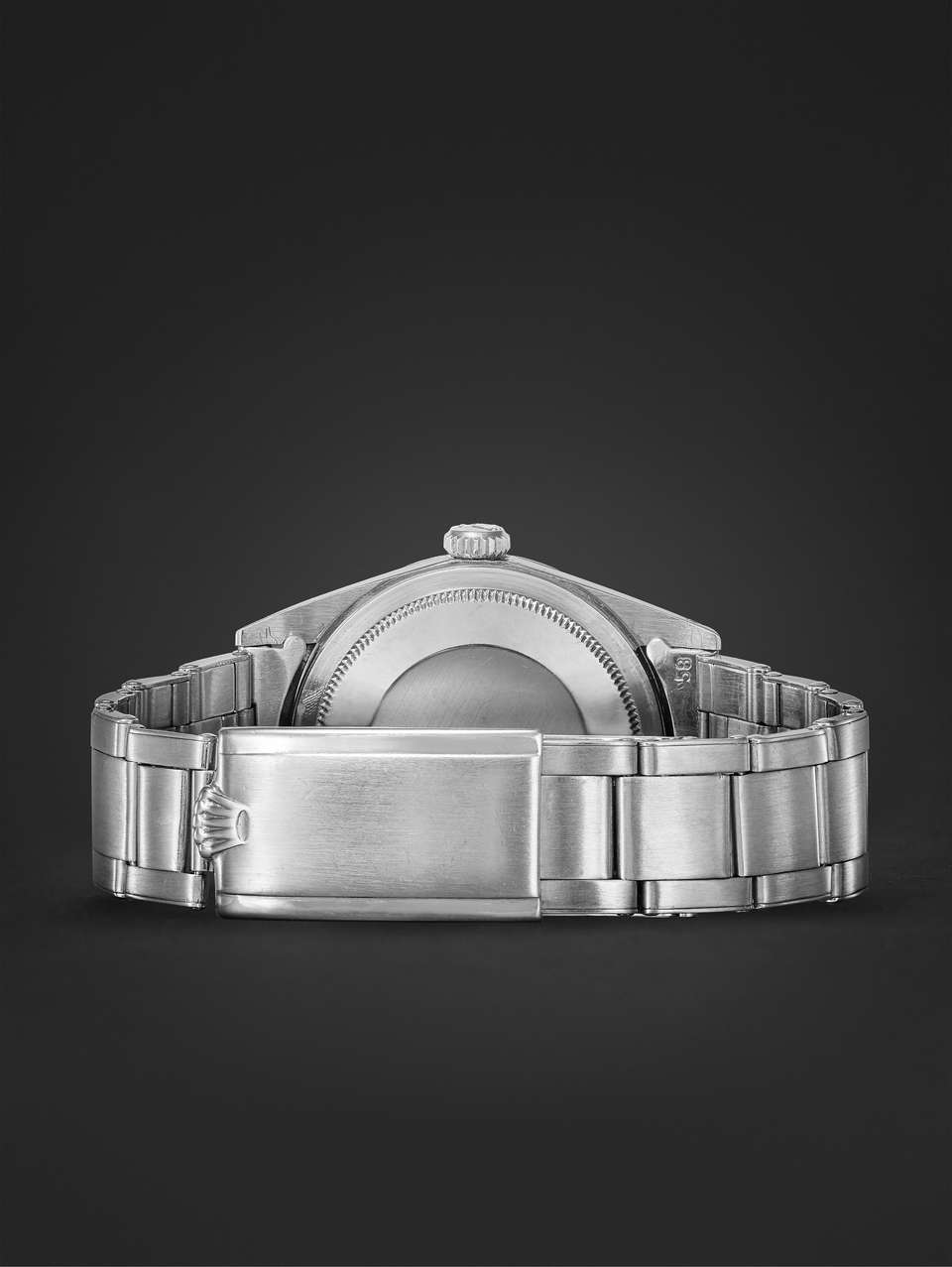 Black Pre-Owned Wind Vintage 1969 Explorer I Automatic 36mm Oystersteel Watch, Ref. No. 1016 ...