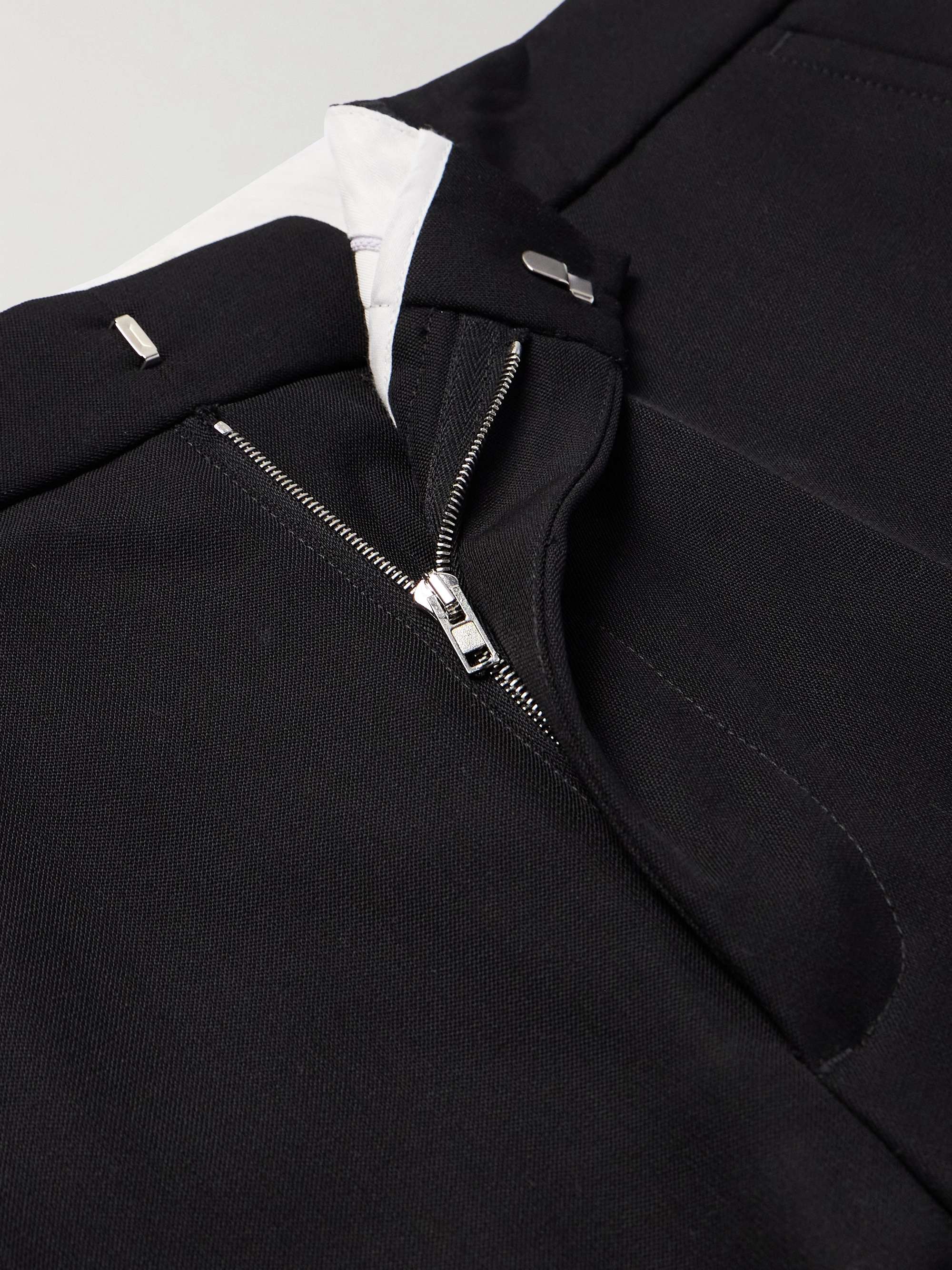 SECOND / LAYER Straight-Leg Wool Trousers for Men | MR PORTER