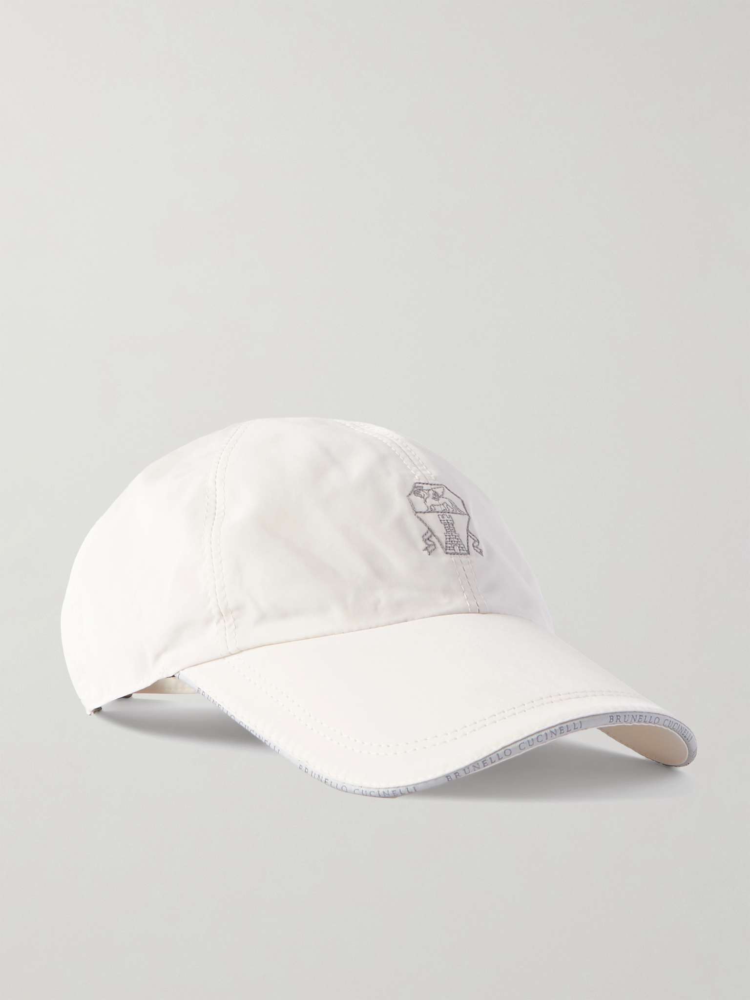 White Logo-Embroidered Twill Baseball Cap | BRUNELLO CUCINELLI | MR PORTER