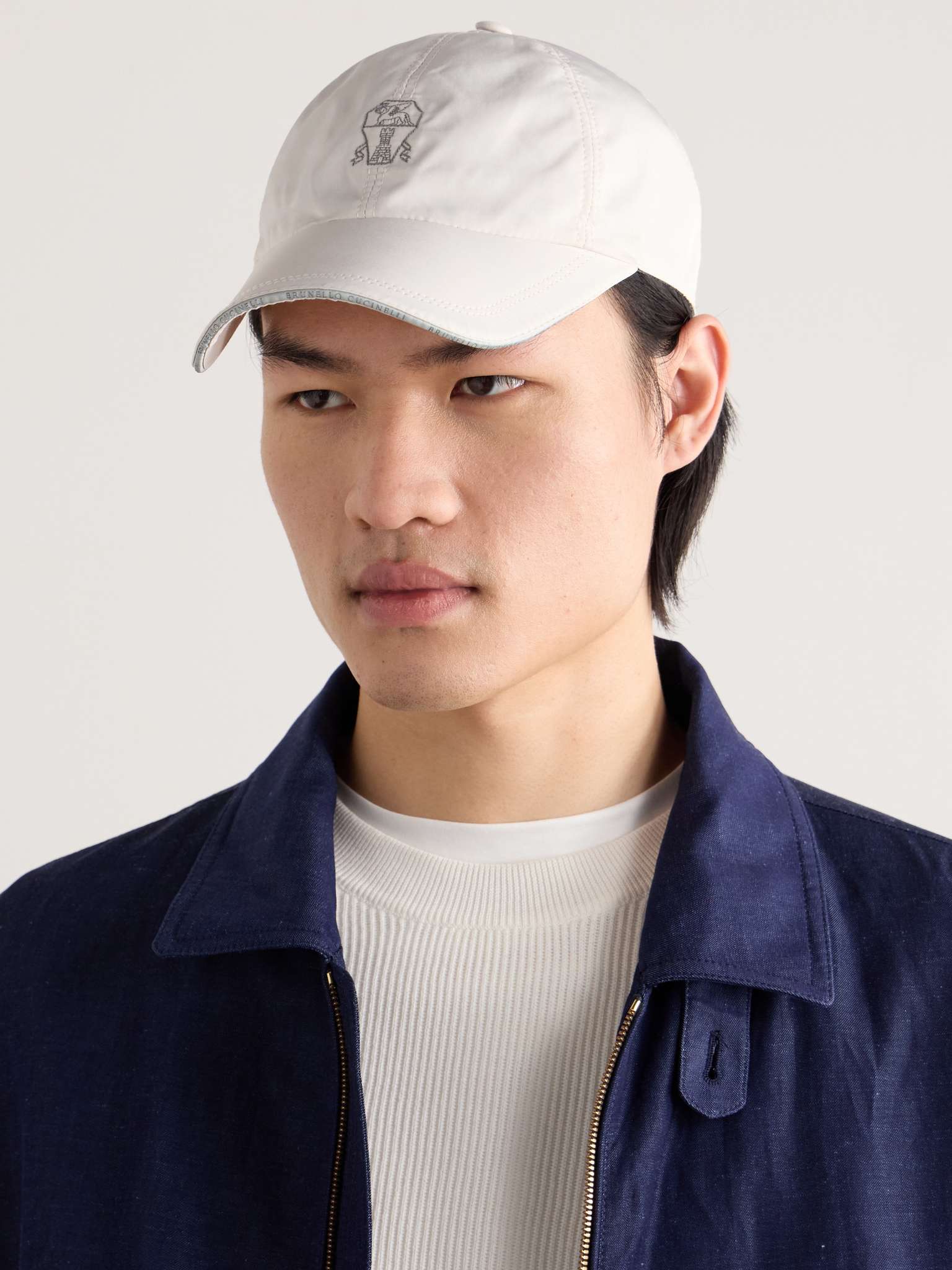 BRUNELLO CUCINELLI Logo-Embroidered Twill Baseball Cap for Men | MR PORTER