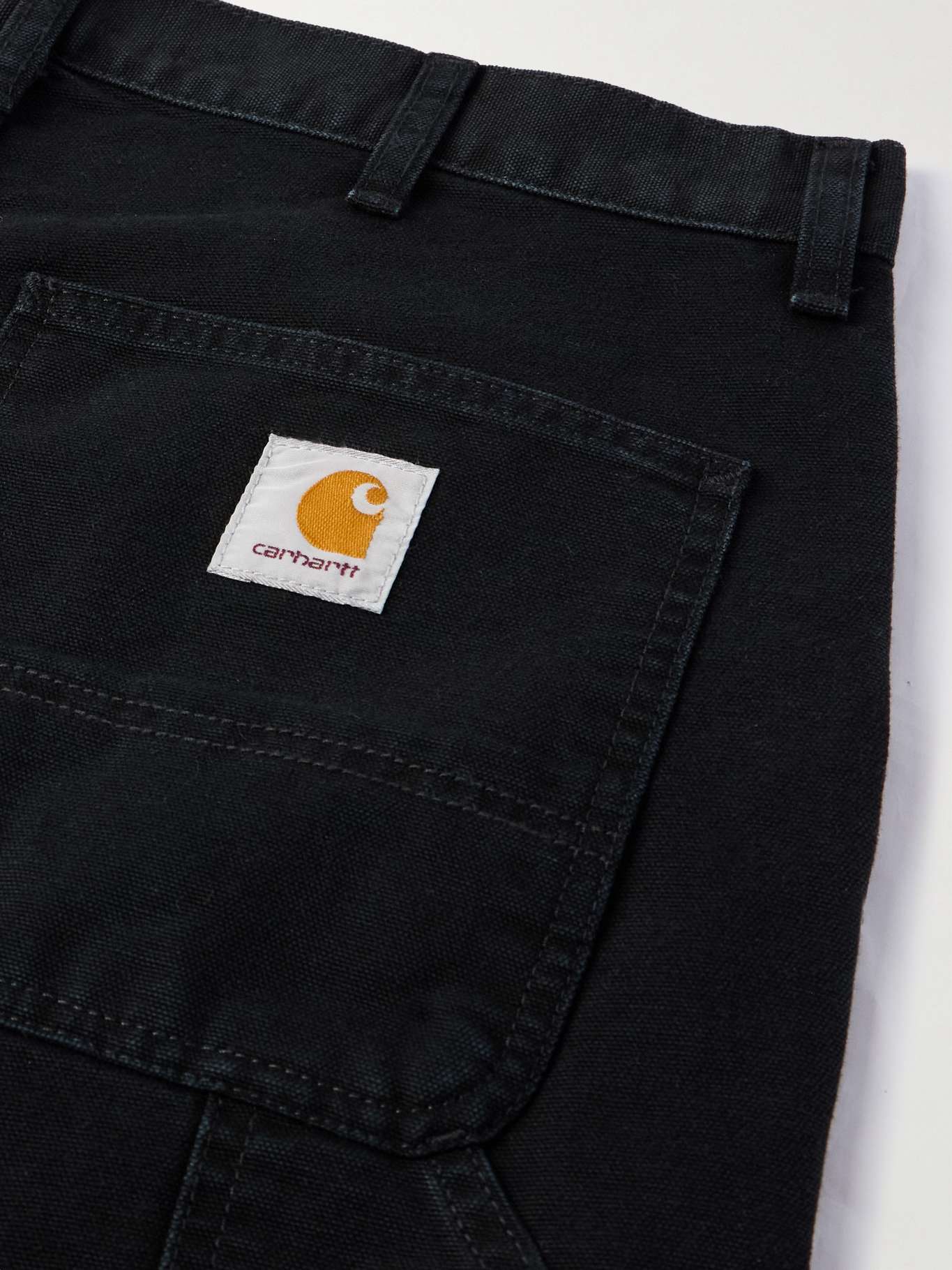 CARHARTT WIP Double Knee Straight-Leg Cotton-Canvas Carpenter Trousers ...