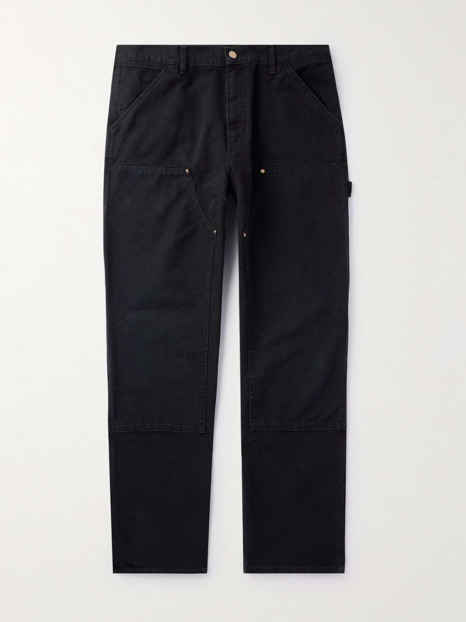 CARHARTT WIP Double Knee Straight-Leg Cotton-Canvas Carpenter Trousers ...