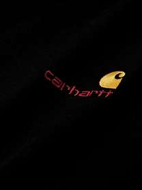CARHARTT WIP American Script Logo-Embroidered Organic Cotton-Jersey T ...