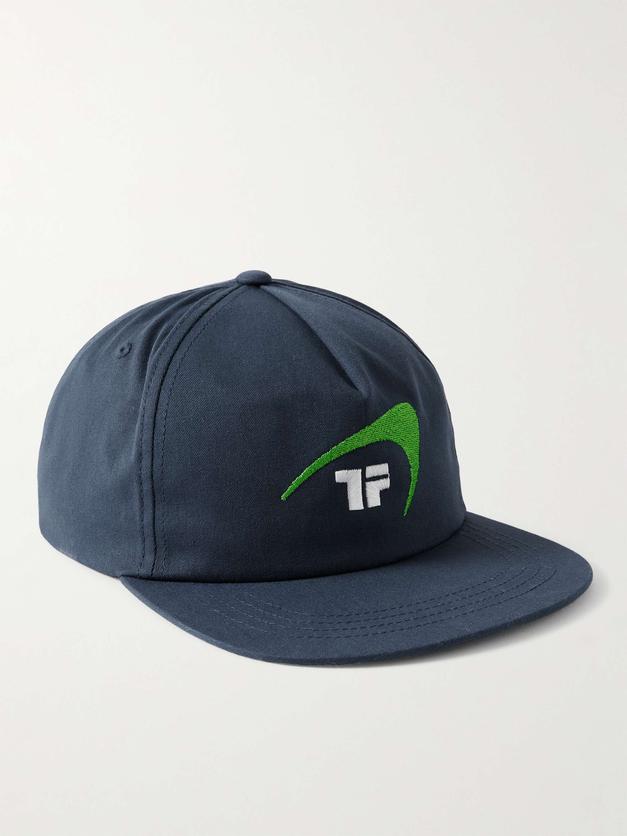 THROWING FITS Logo-Embroidered Cotton-Blend Twill Baseball Cap for Men ...