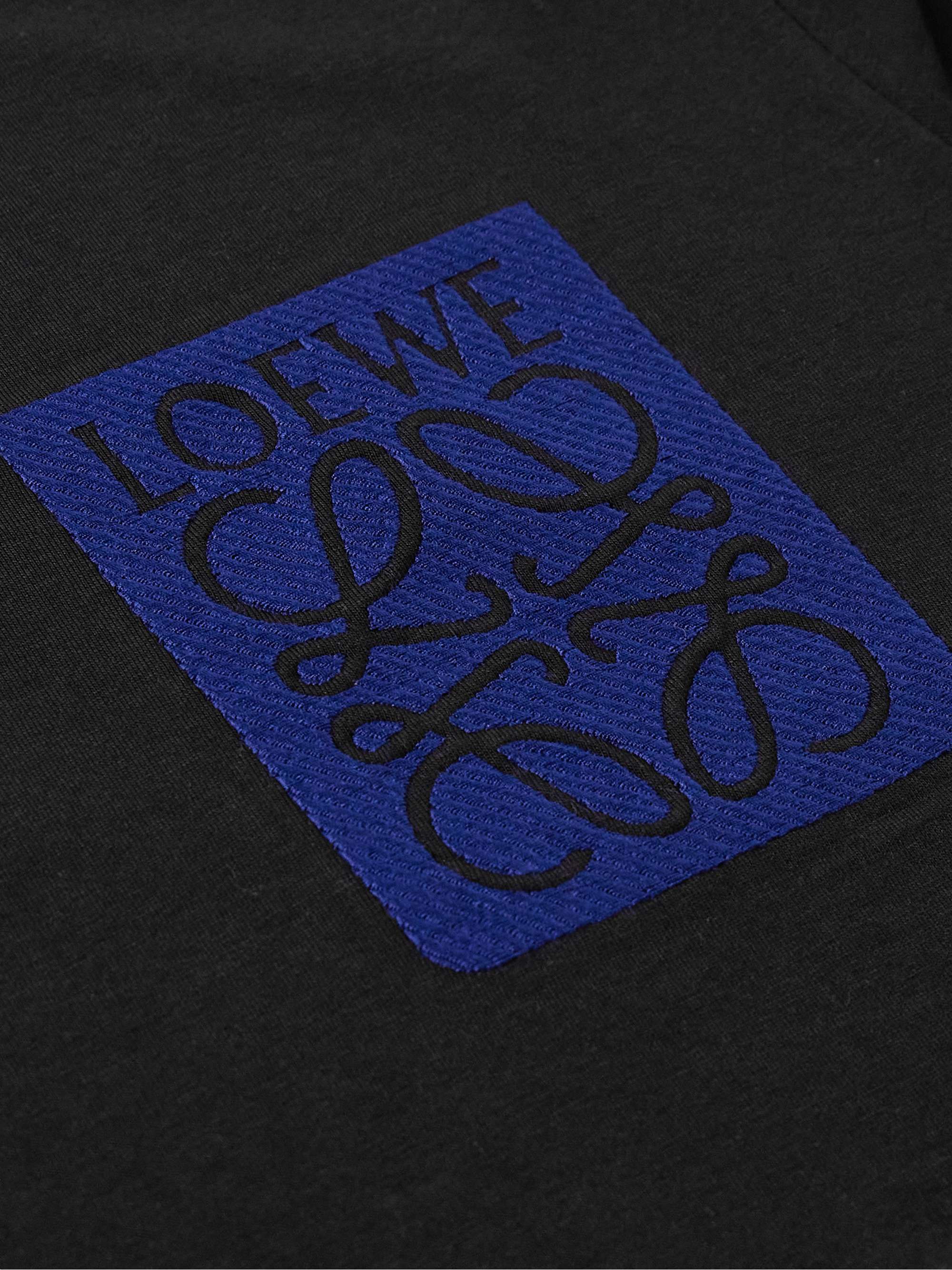 LOEWE Logo-Appliquéd Cotton-Jersey T-Shirt for Men | MR PORTER