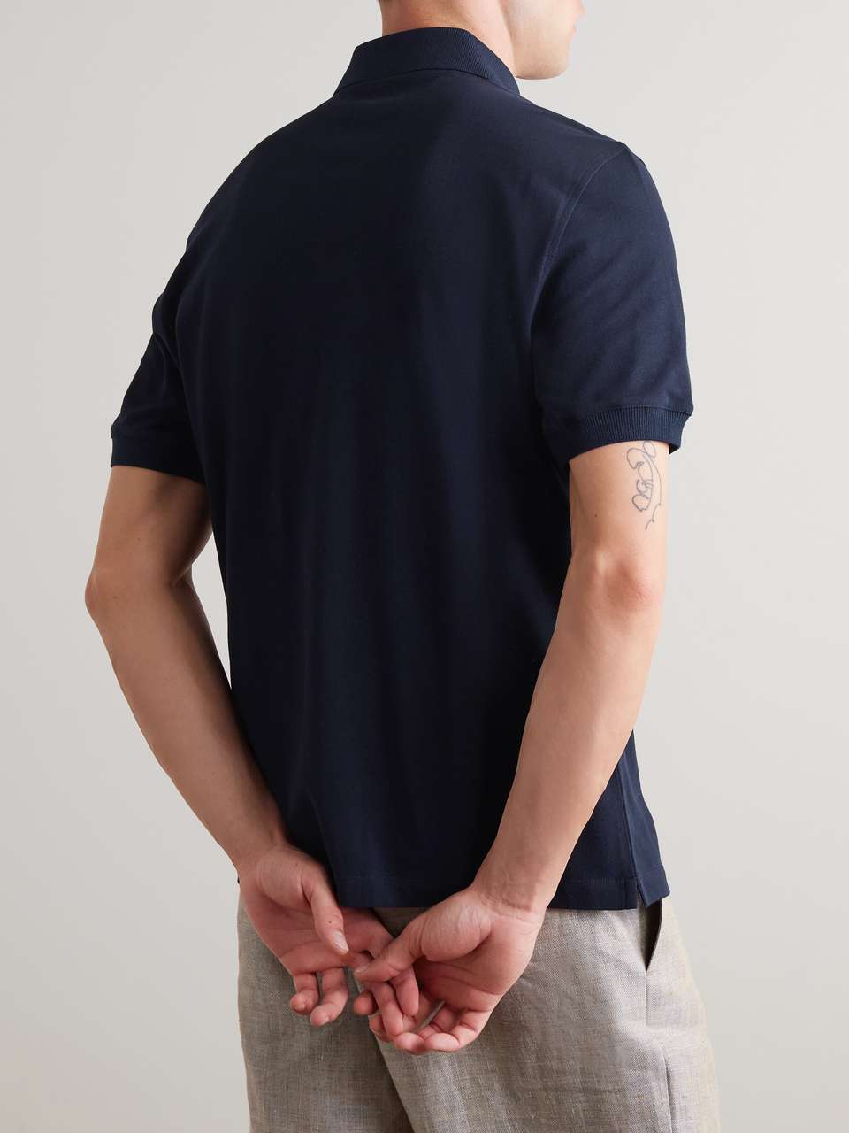 BRUNELLO CUCINELLI Cotton-Piqué Polo Shirt for Men | MR PORTER