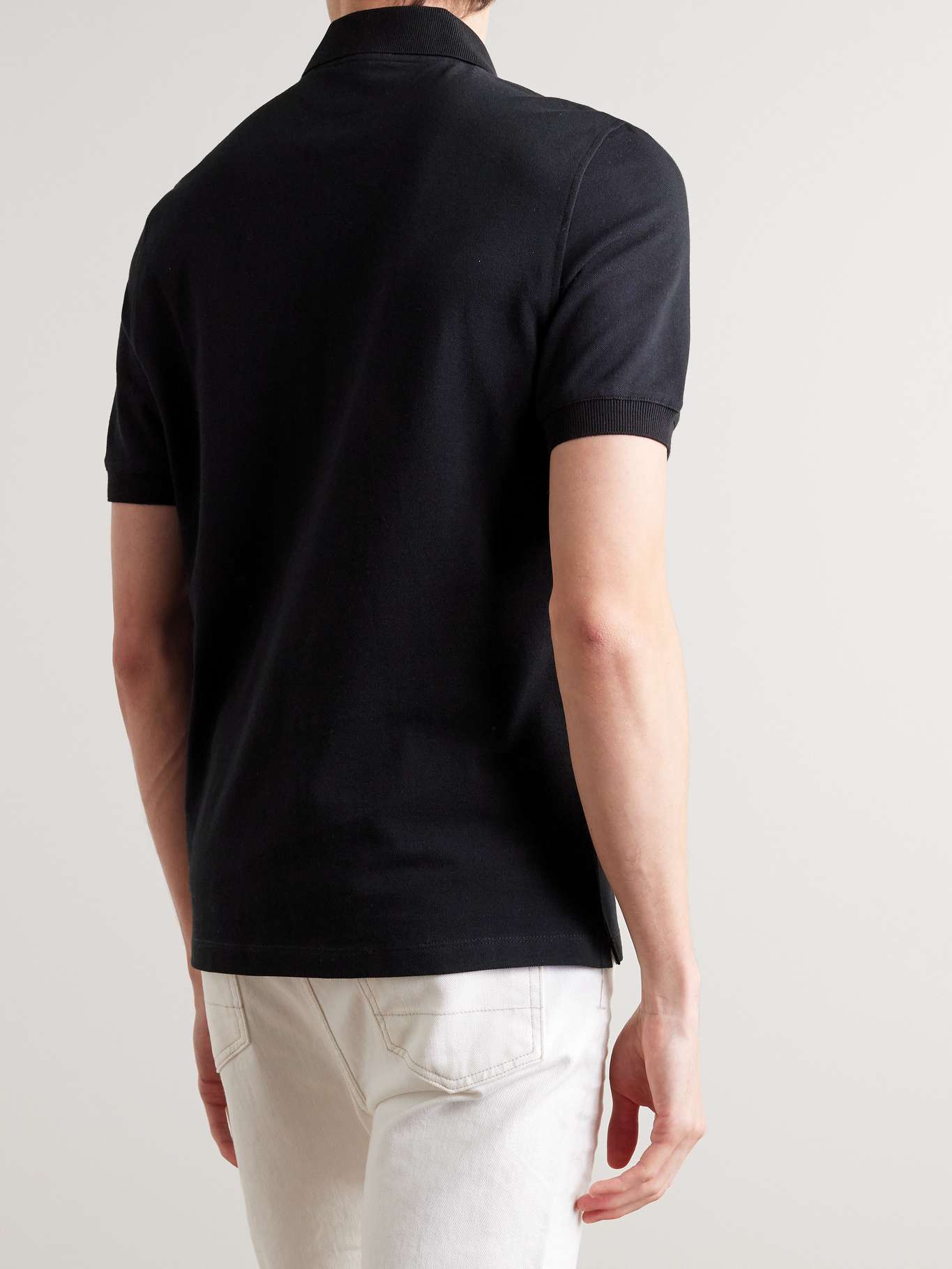 BRUNELLO CUCINELLI Slim-Fit Cotton-Piqué Polo Shirt for Men | MR PORTER