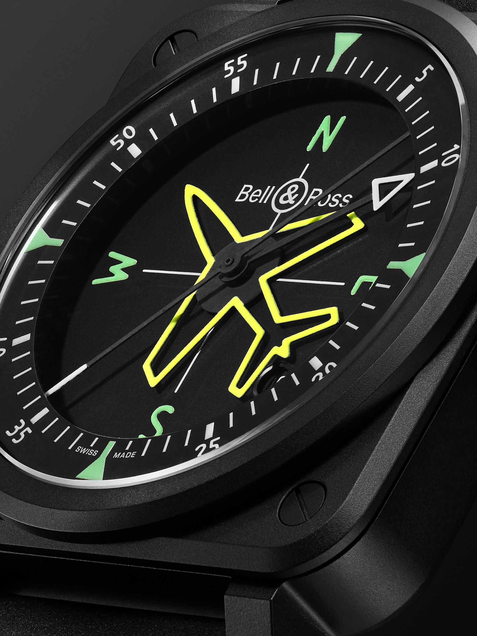 BELL & ROSS BR 03 Gyrocompass Limited Edition Automatic 41mm Ceramic ...