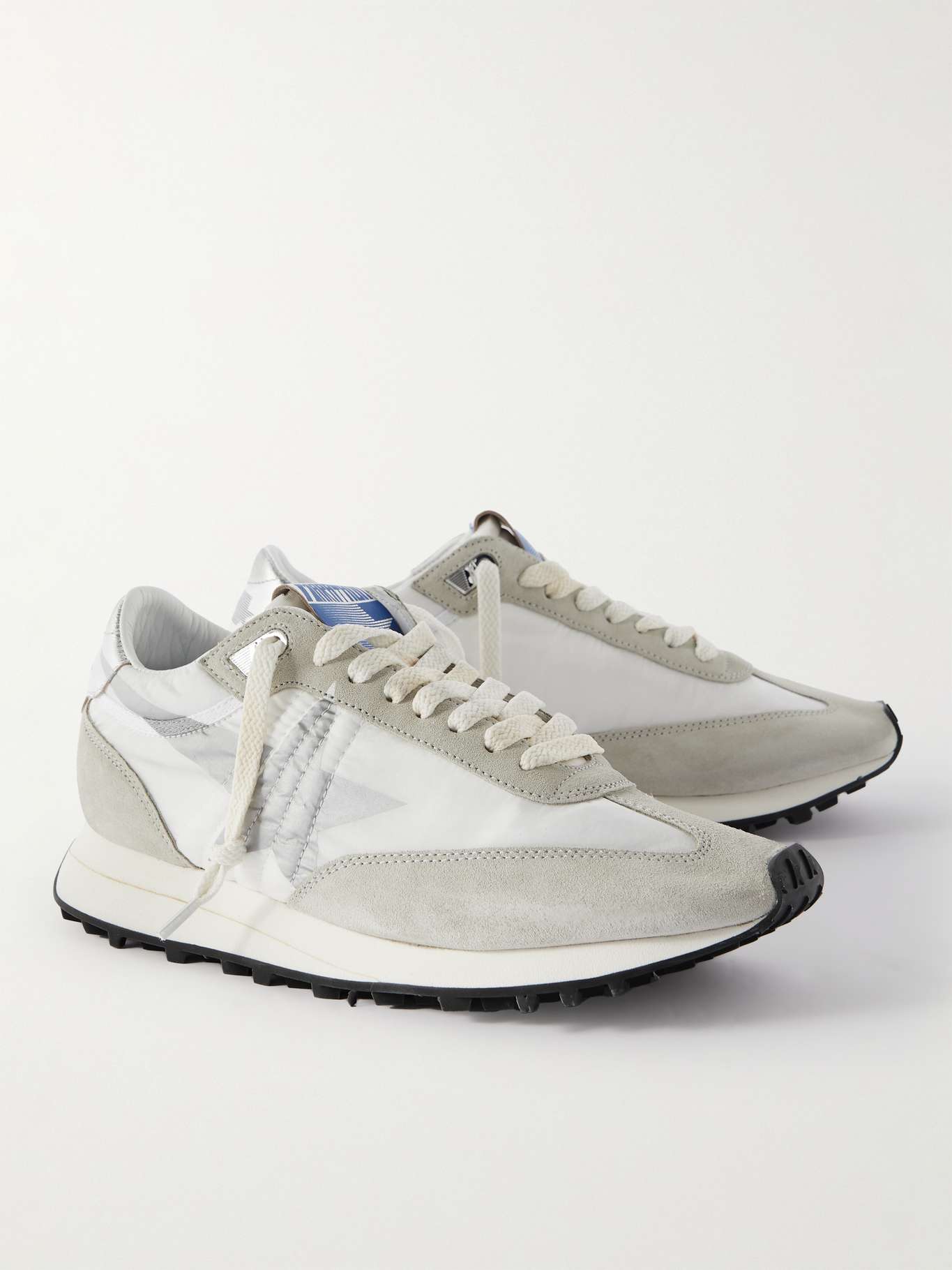 GOLDEN GOOSE Marathon Leather and Suede-Trimmed Nylon Sneakers for Men ...