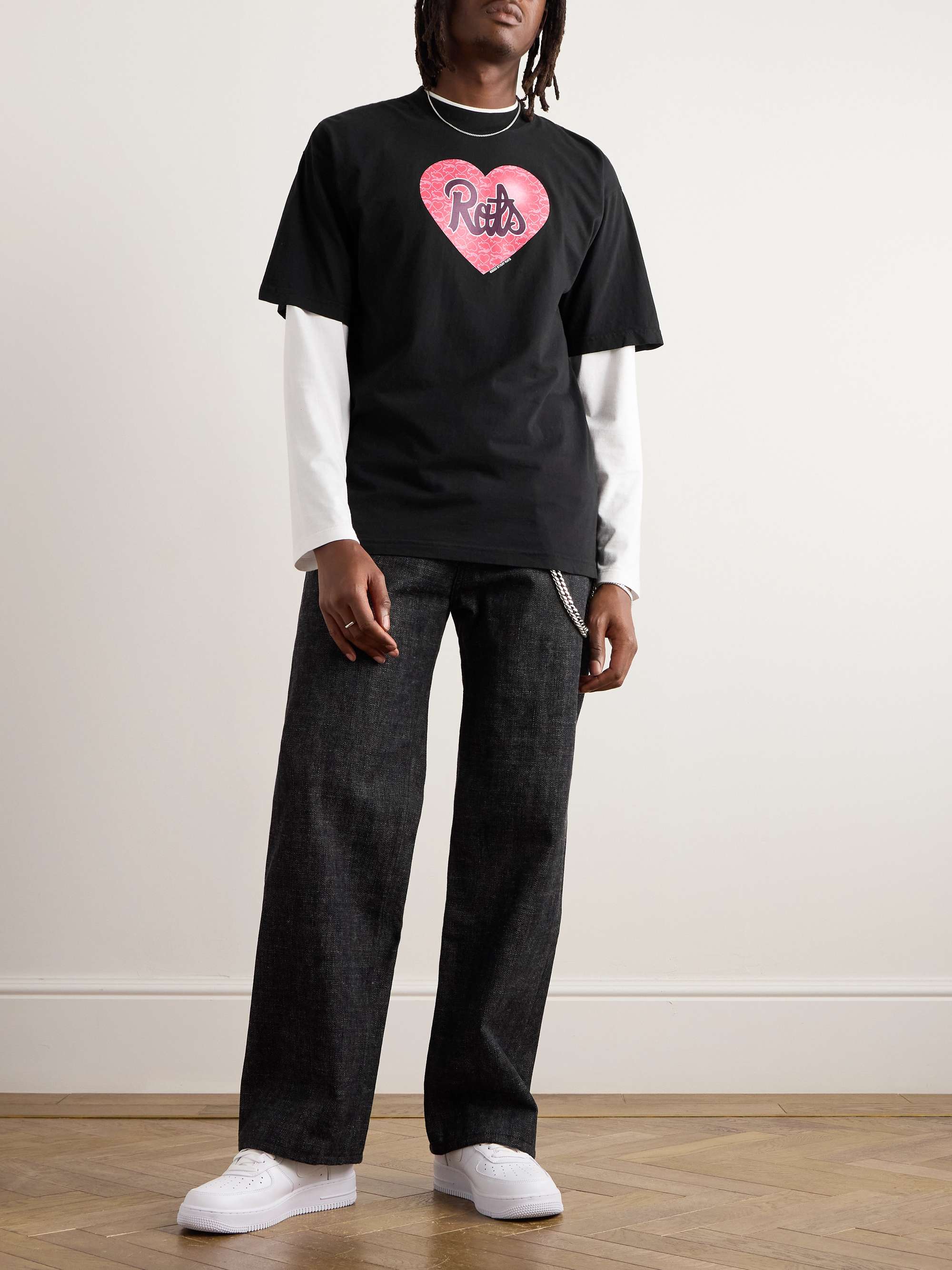 STRAY RATS Logo-Print Cotton-Jersey T-Shirt for Men | MR PORTER