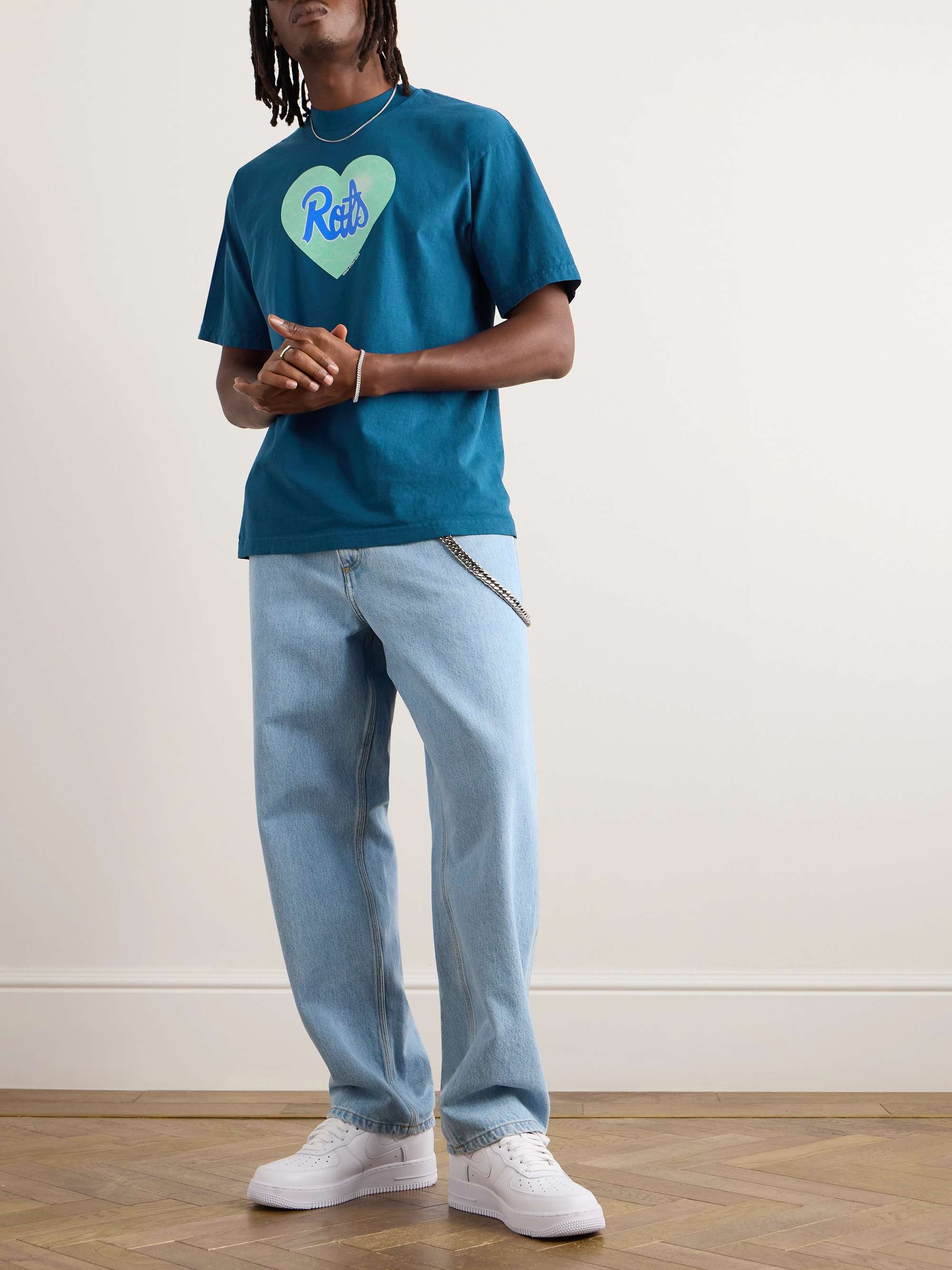 STRAY RATS Logo-Print Cotton-Jersey T-Shirt for Men | MR PORTER