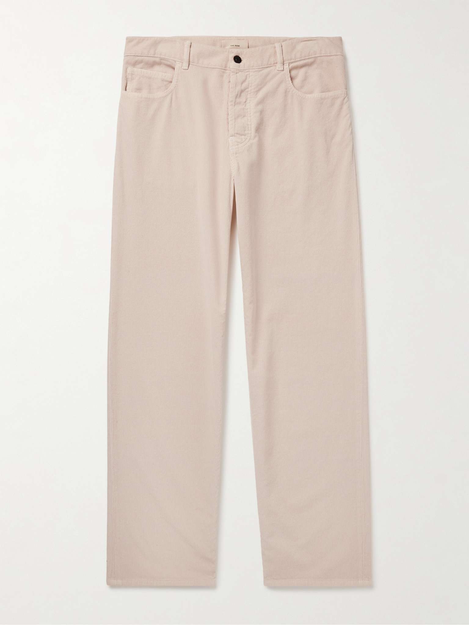 Ross Straight-Leg Cotton-Corduroy Trousers من THE ROW | مستر بورتر