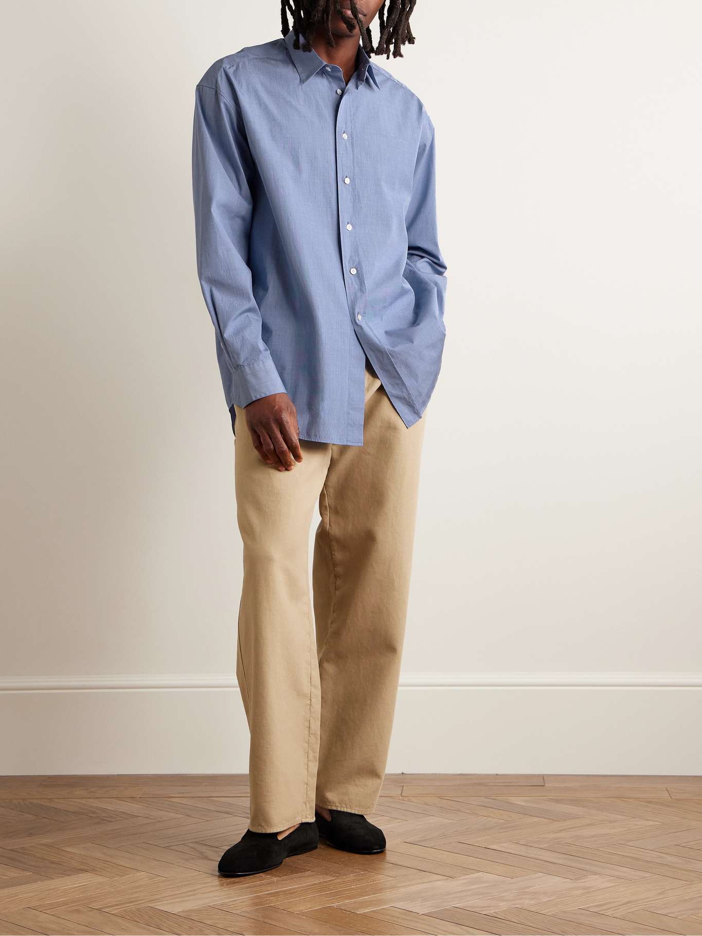 THE ROW Miller Cotton-Poplin Shirt for Men | MR PORTER