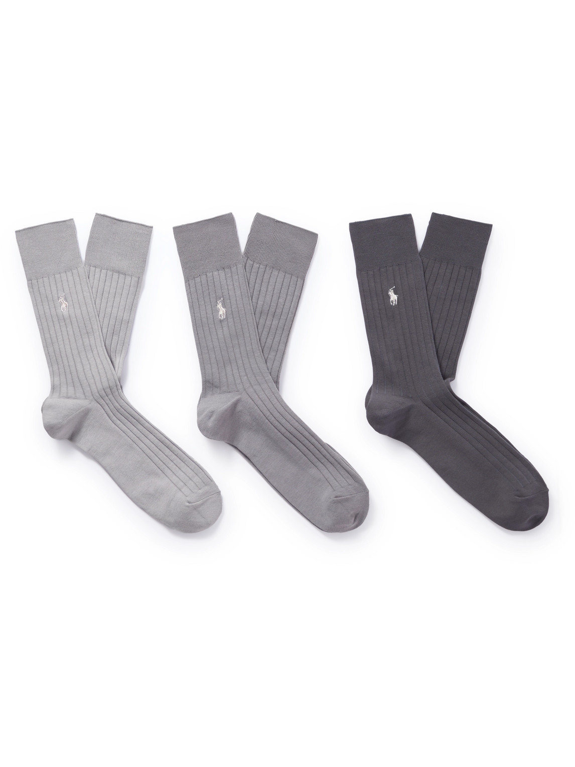 POLO RALPH LAUREN 남성용Polo Ralph Lauren 3 Pack Socks In Off White With ...