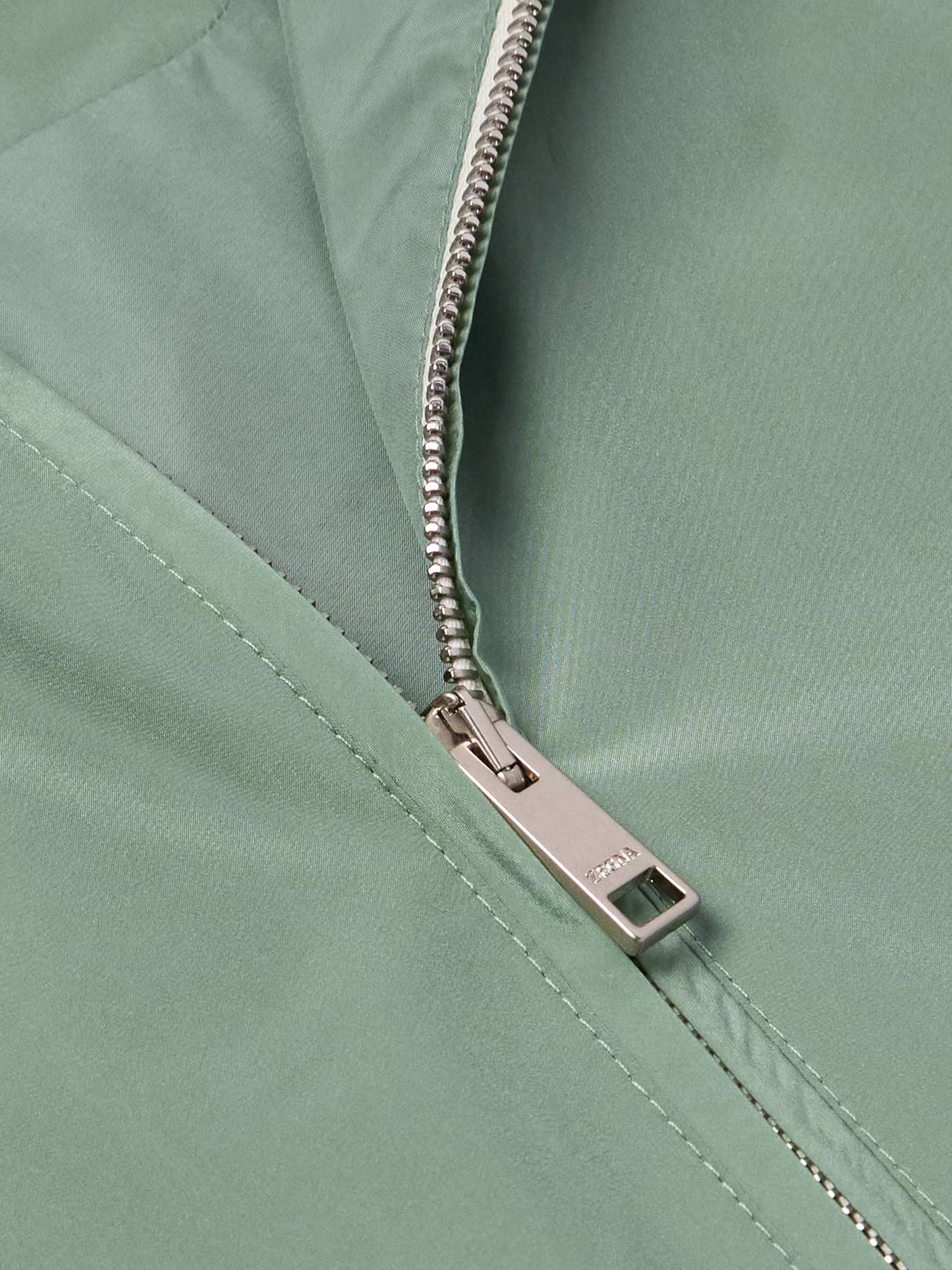 ZEGNA Leather-Trimmed Silk Bomber Jacket for Men | MR PORTER