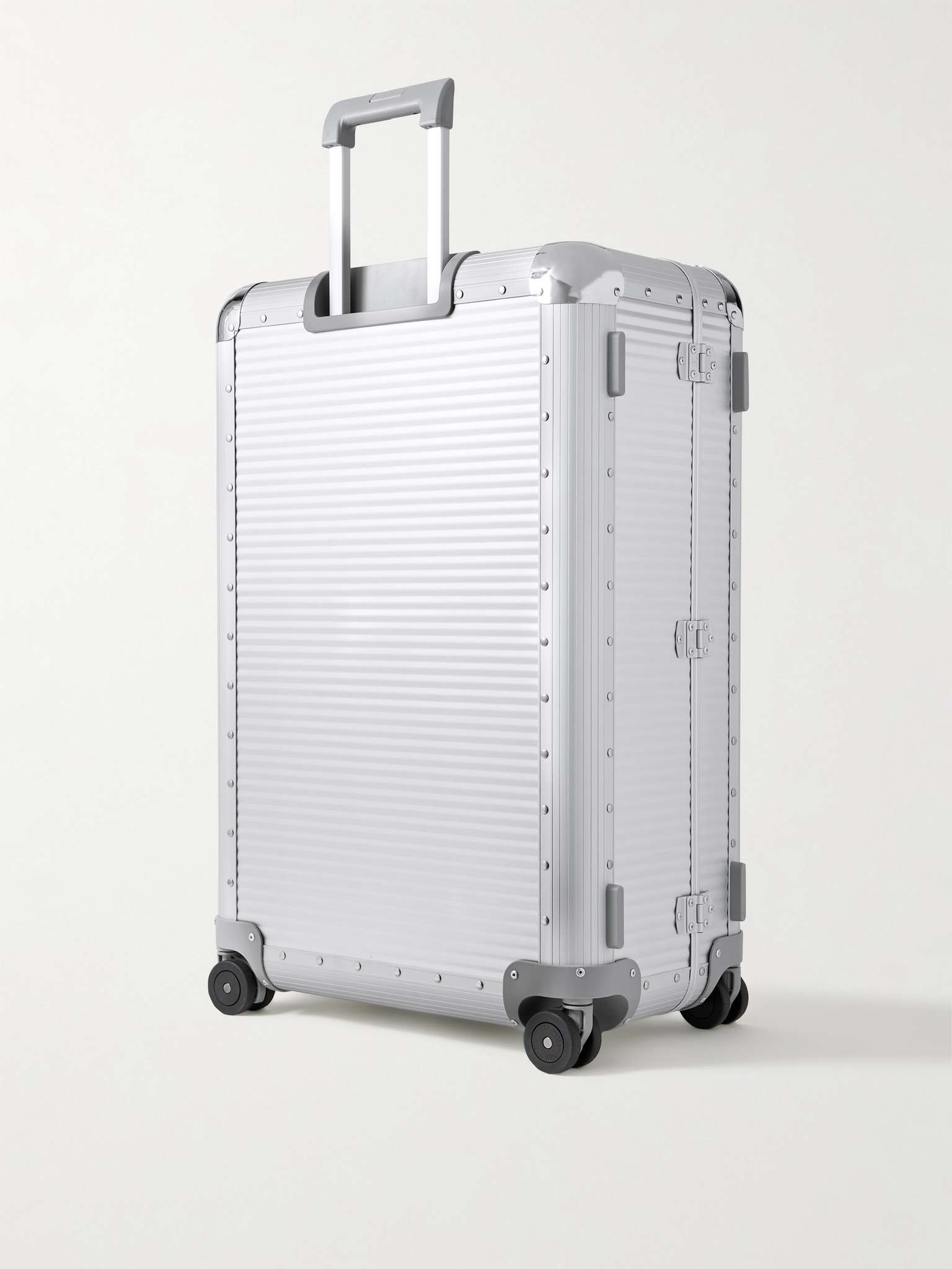 FPM MILANO Bank Spinner 76cm Rubber-Trimmed Aluminium Suitcase for Men ...
