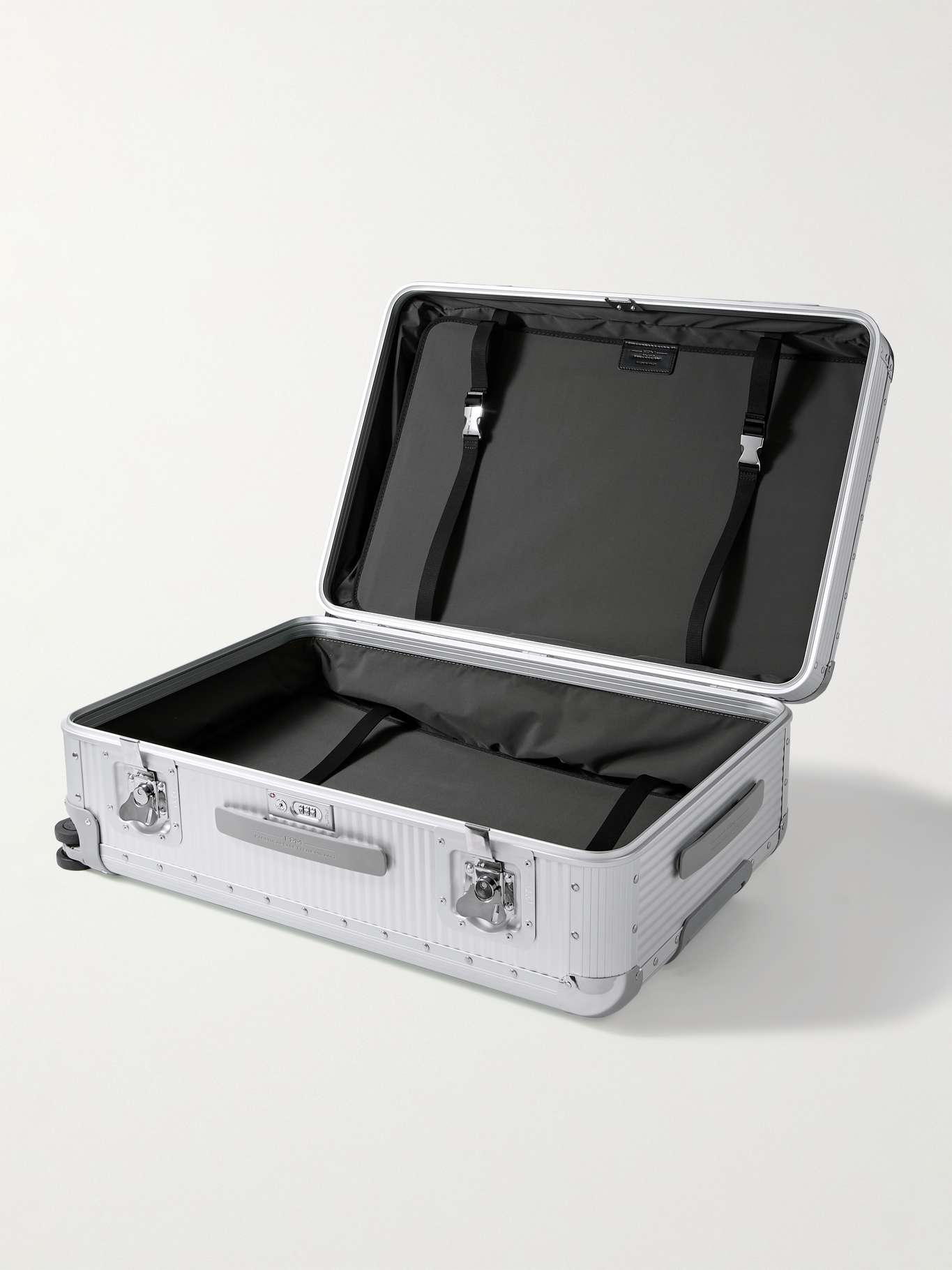 FPM MILANO Bank Spinner 76cm Rubber-Trimmed Aluminium Suitcase for Men ...