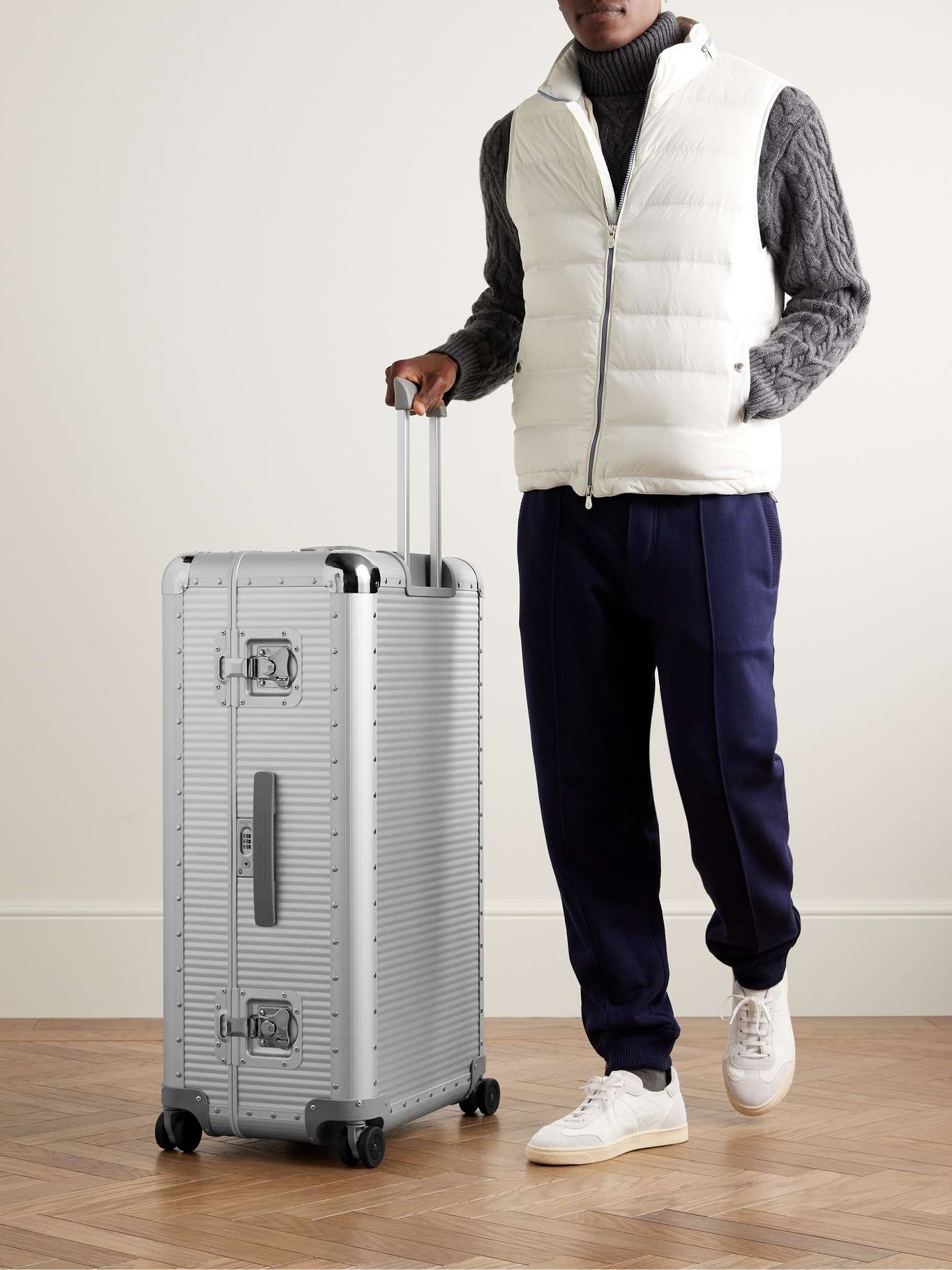 FPM MILANO Bank Spinner 84cm Aluminium Suitcase for Men | MR PORTER