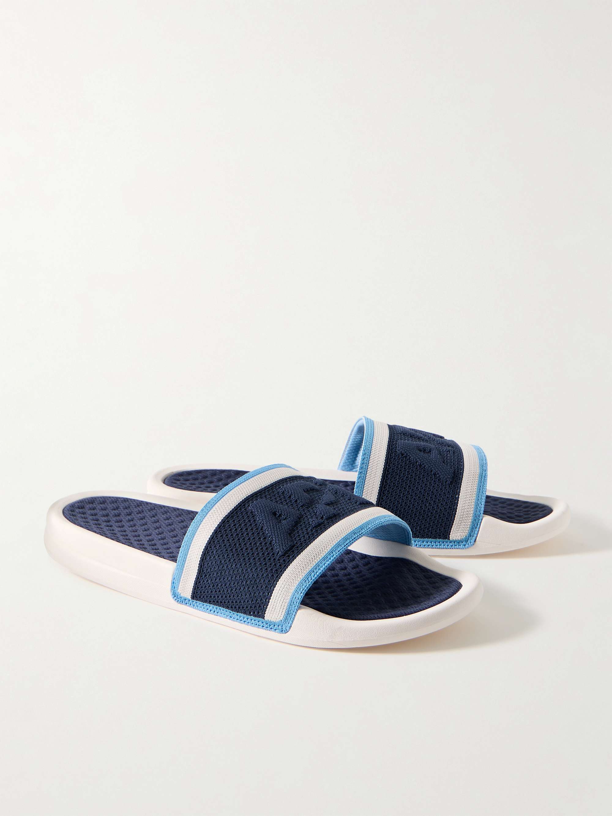 APL ATHLETIC PROPULSION LABS Logo-Jacquard TechLoom and Mesh Slides for ...