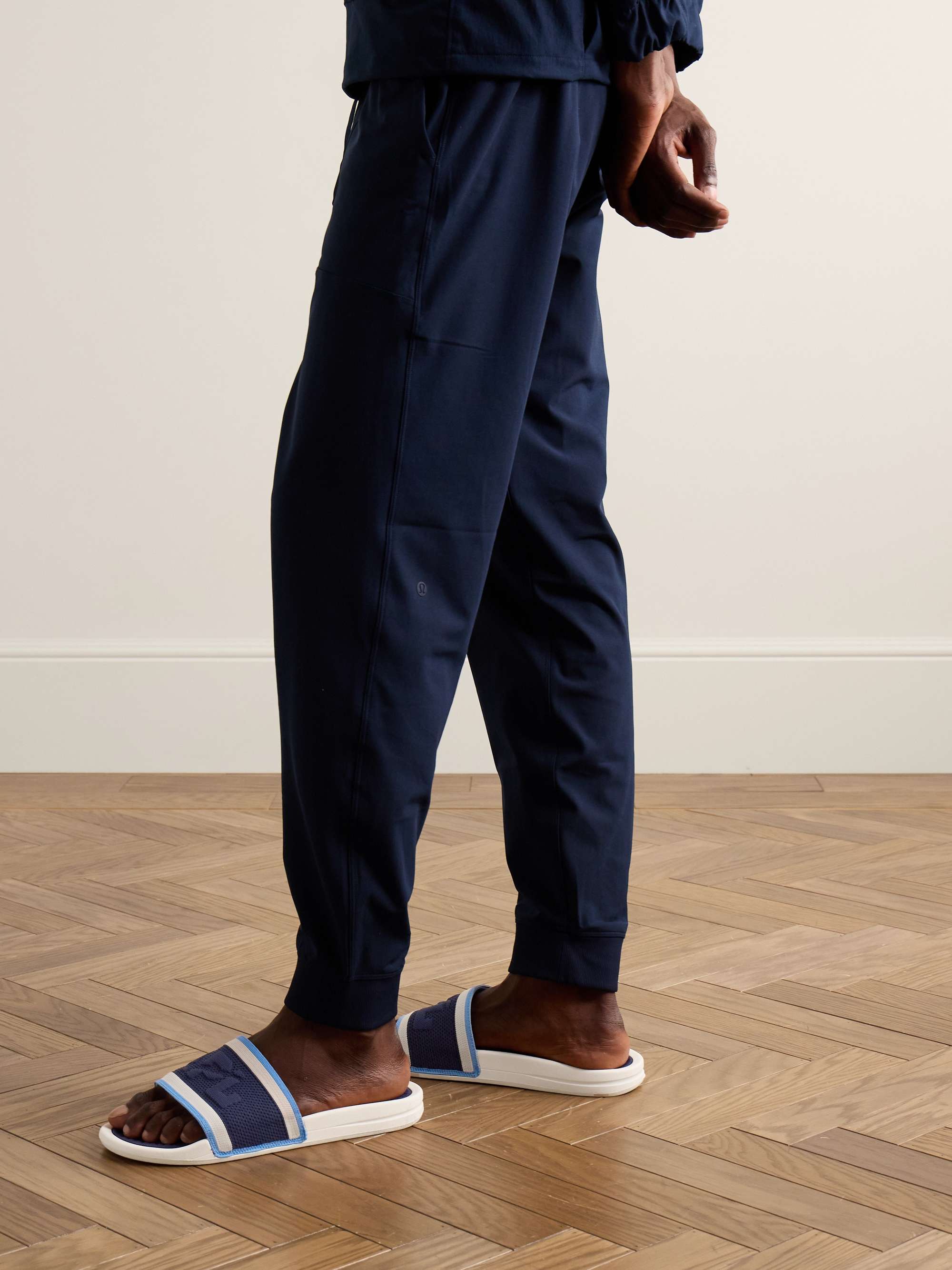 APL ATHLETIC PROPULSION LABS Logo-Jacquard TechLoom and Mesh Slides for ...