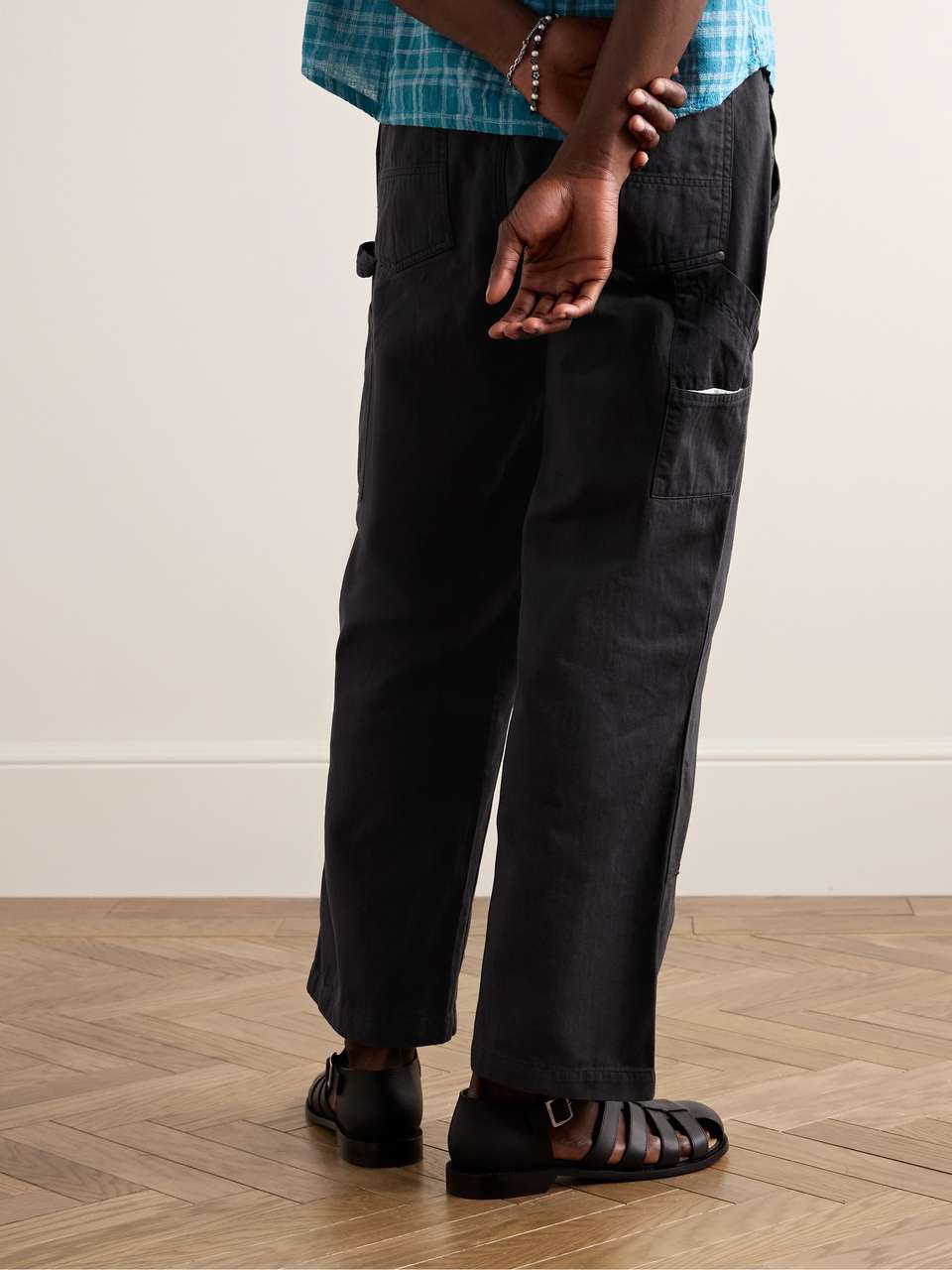 CORRIDOR Herringbone Cotton Carpenter Trousers for Men | MR PORTER