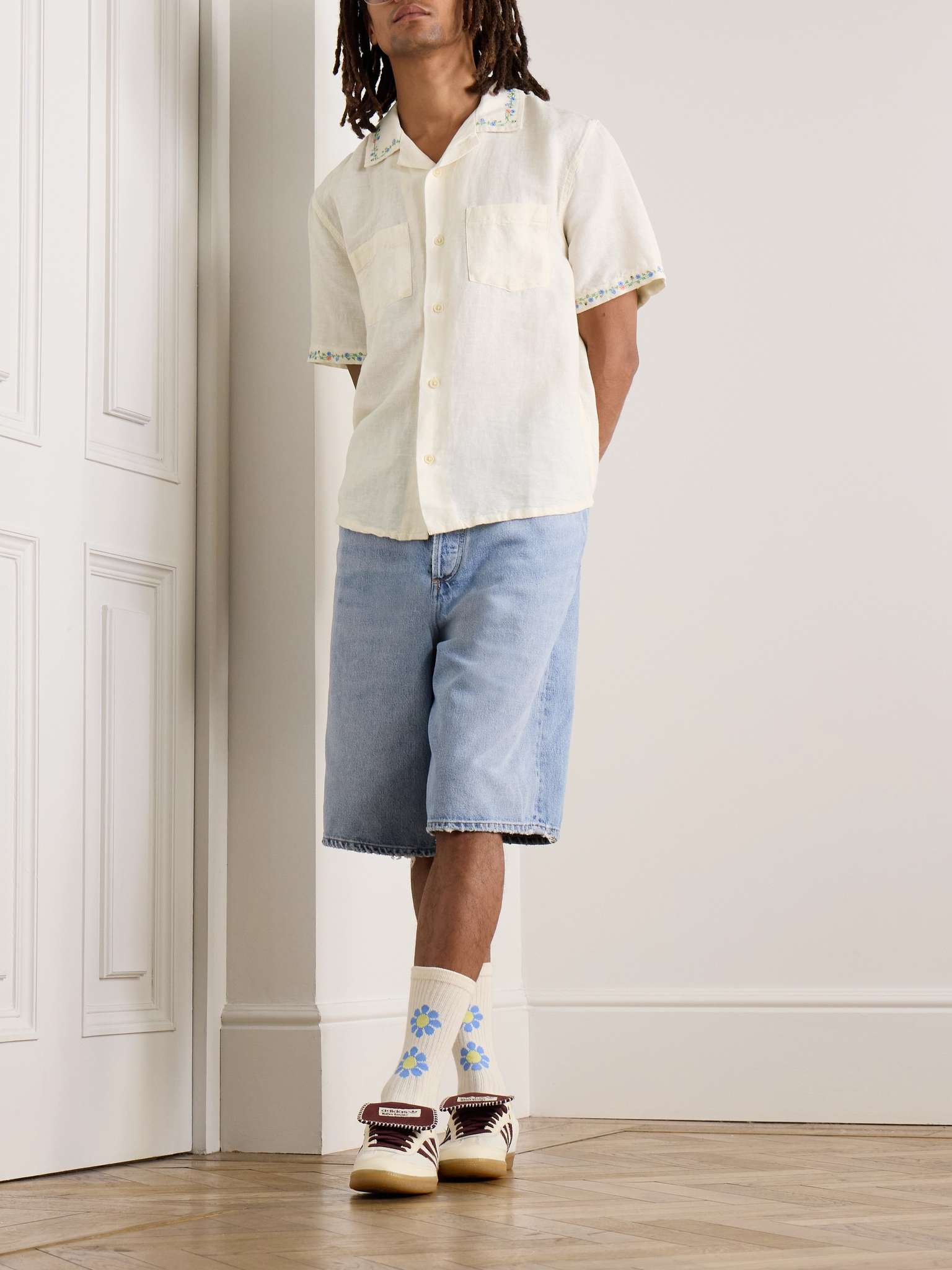 CORRIDOR Hamsa Camp-Collar Embroidered Cotton Shirt for Men | MR PORTER