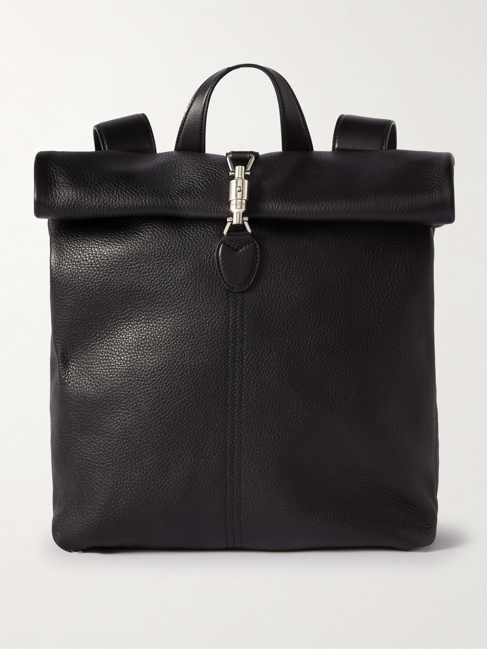 GUCCI Jackie 1961 Full-Grain Leather Backpack for Men | MR PORTER