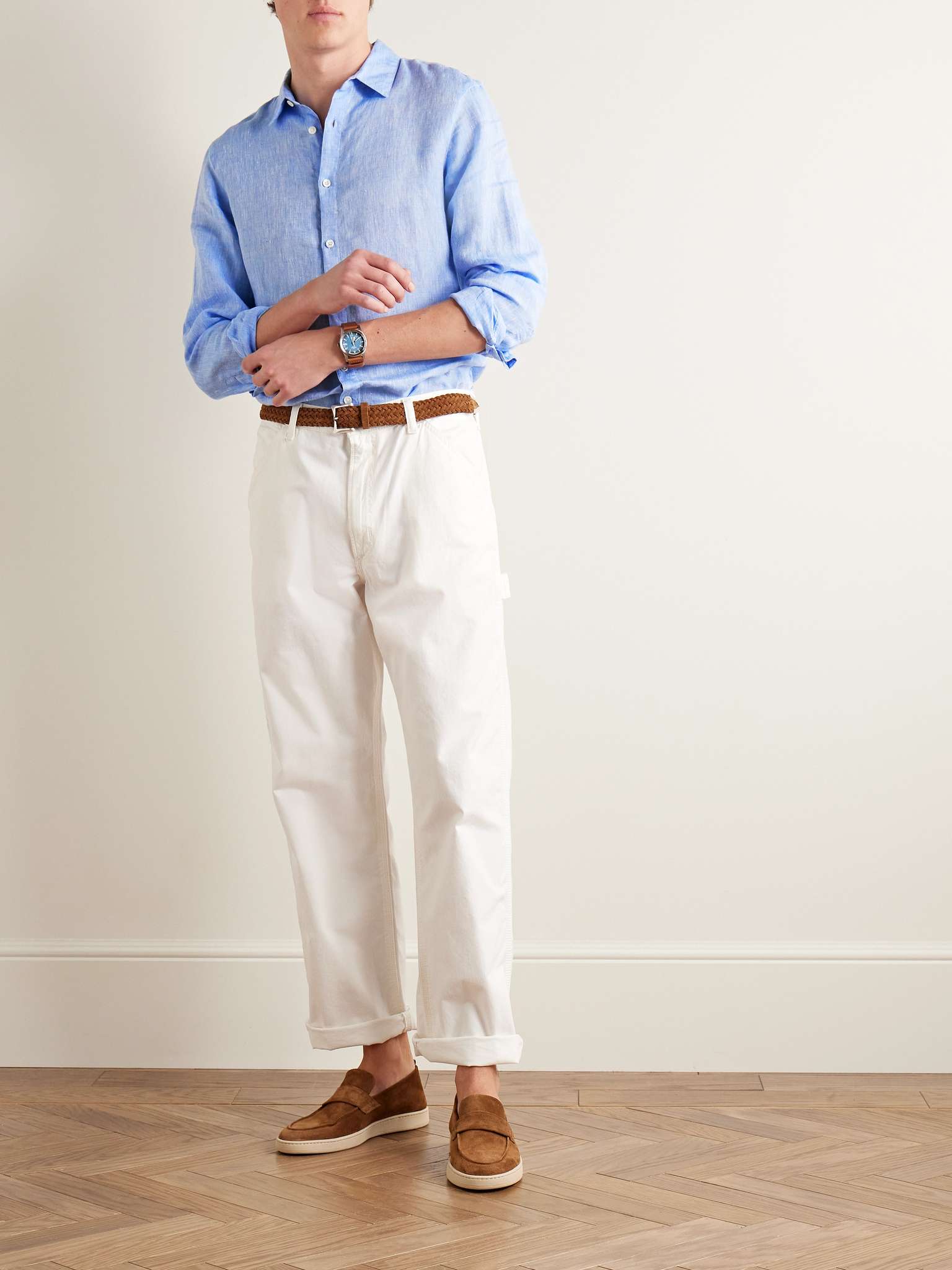 CLUB MONACO Luxe Linen Shirt for Men | MR PORTER