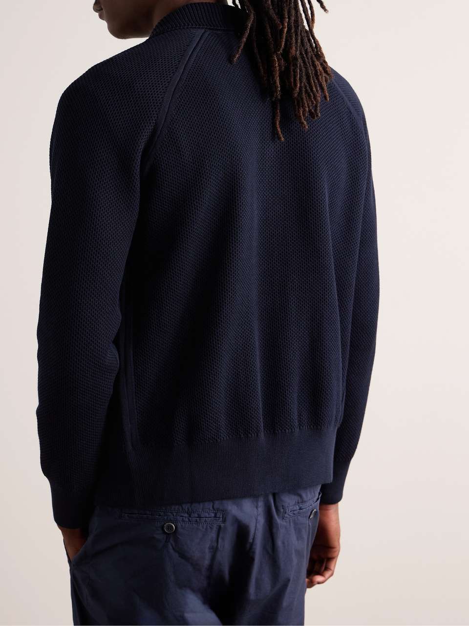 PIACENZA 1733 Honeycomb-Knit Cotton Overshirt for Men | MR PORTER