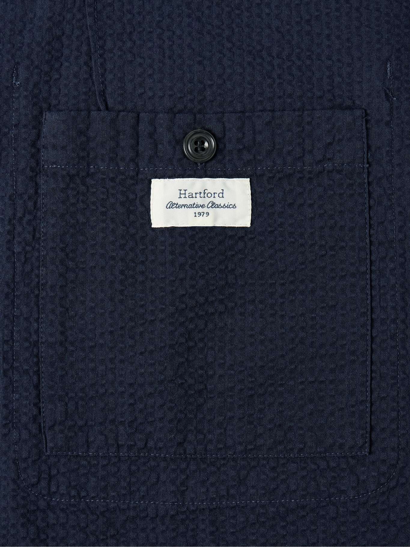 HARTFORD Jobby Unstructured Cotton-Seersucker Blazer for Men | MR PORTER