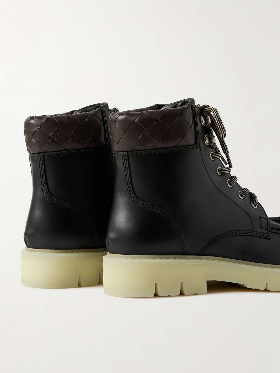 BOTTEGA VENETA Haddock Leather Ankle Boots for Men | MR PORTER