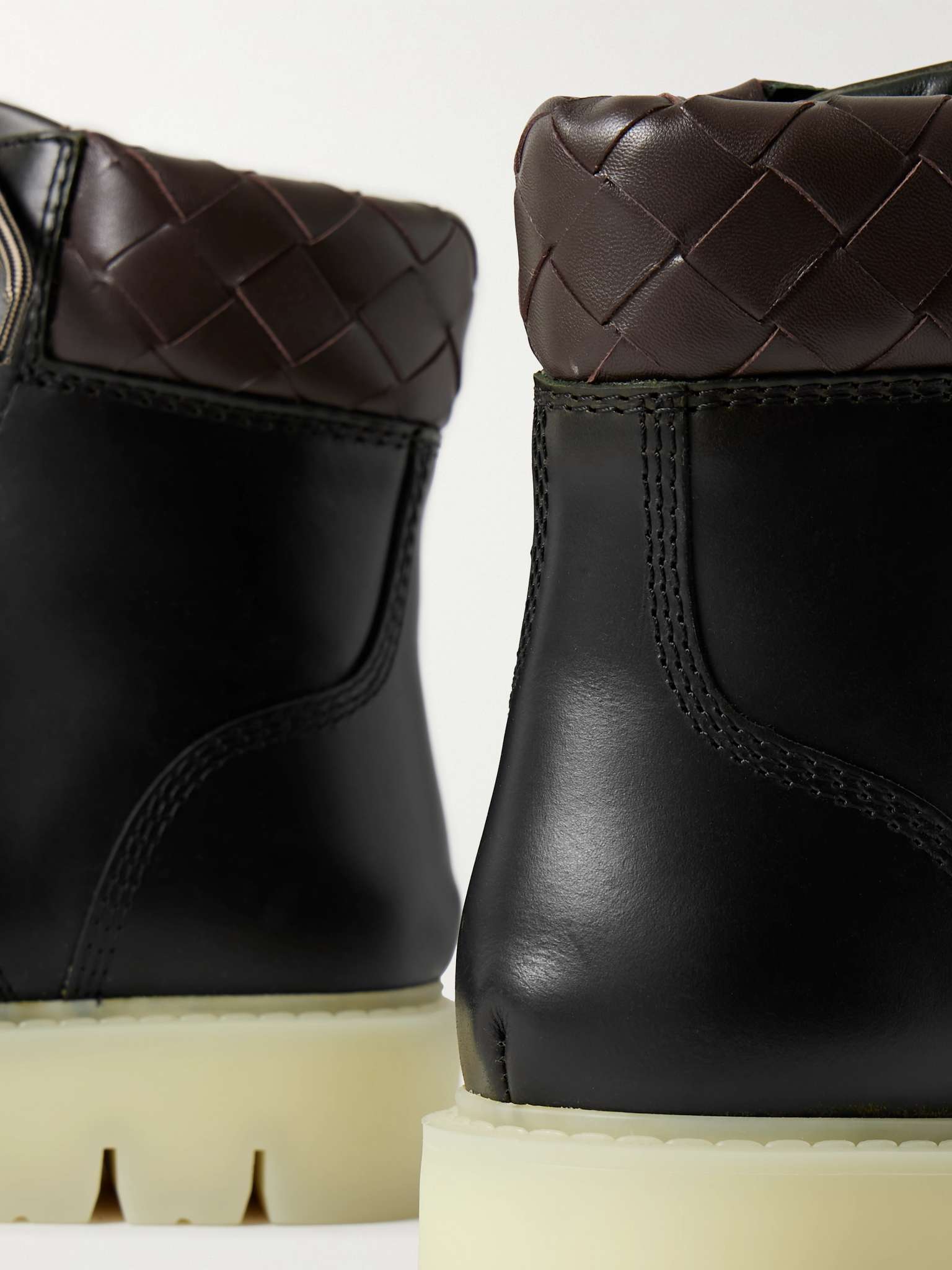 BOTTEGA VENETA Haddock Leather Ankle Boots for Men | MR PORTER
