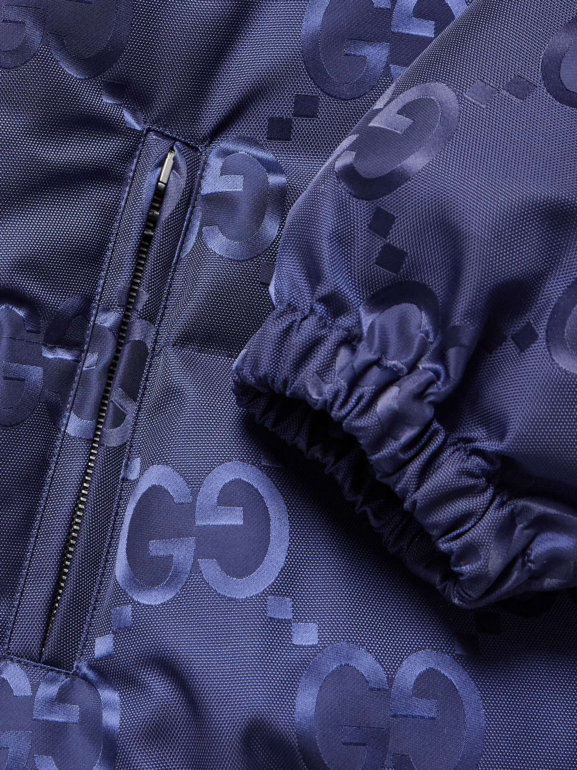 GUCCI Logo-Jacquard Quilted Shell Down Jacket for Men | MR PORTER