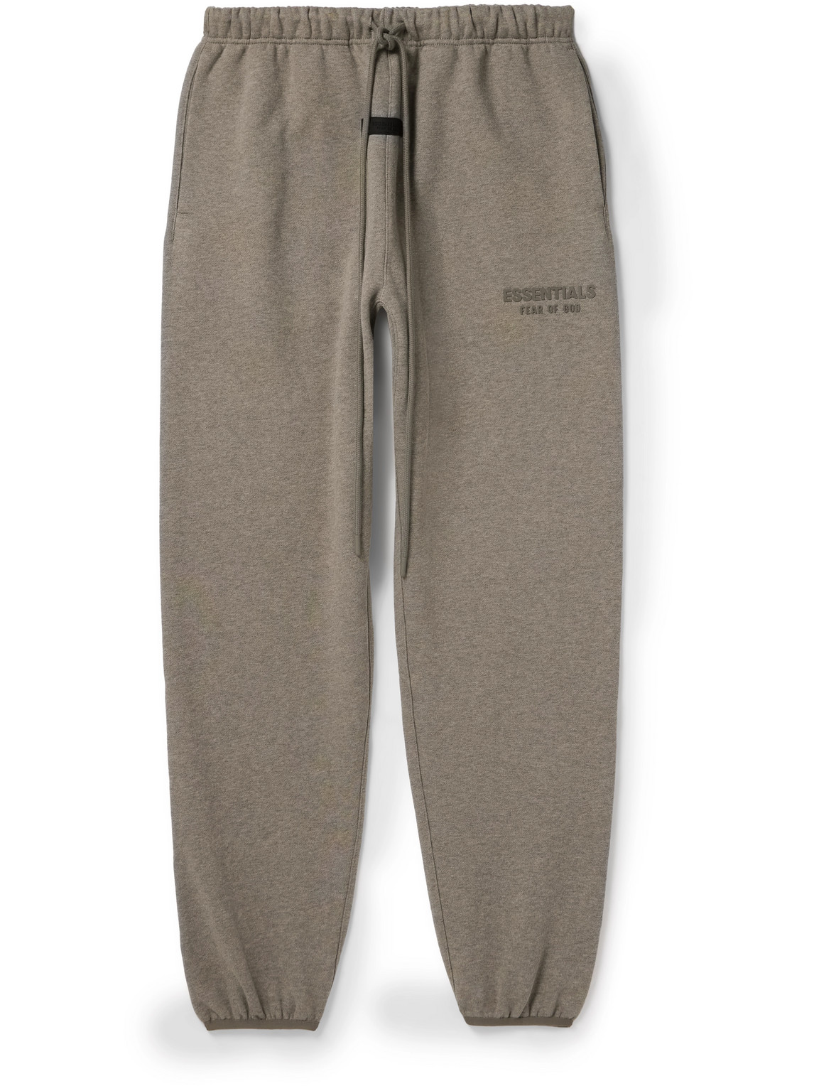 Essentials Logo-appliquéd Cotton-blend Jersey Sweatpants In Gray | ModeSens